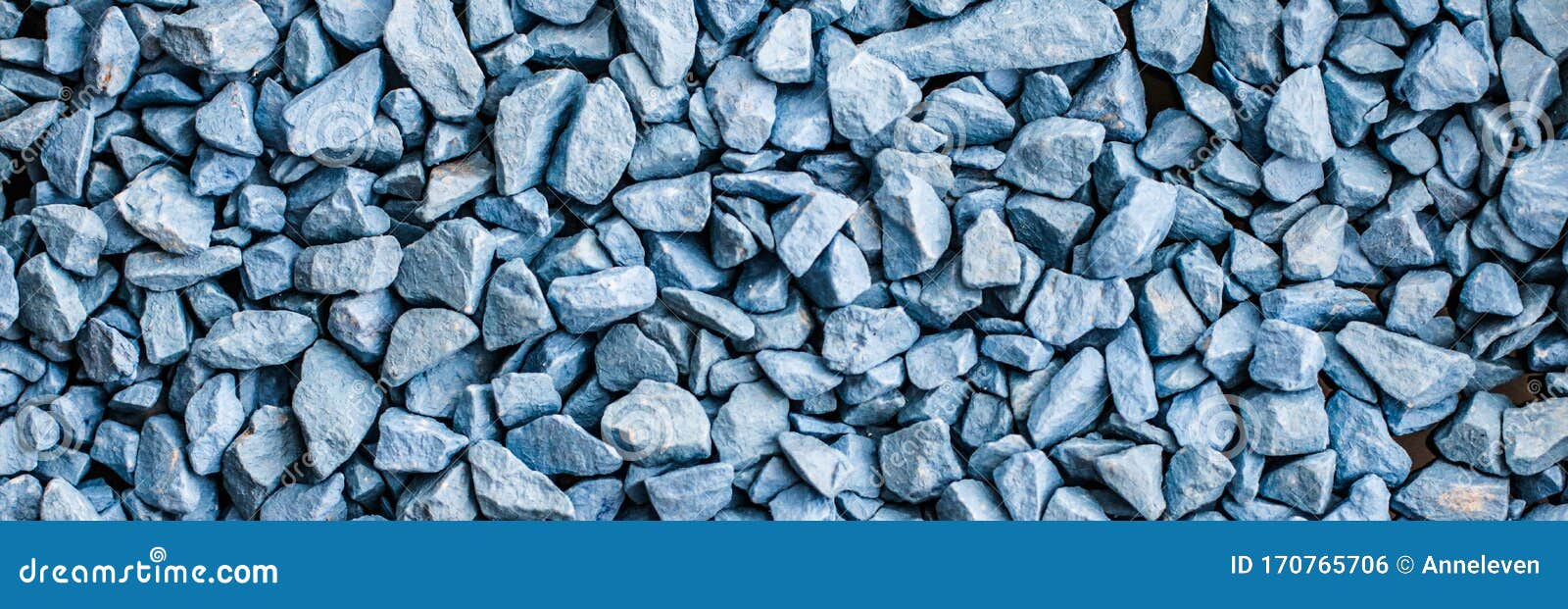 Blue Stone Pebbles As Abstract Background Texture, Landscape ...
