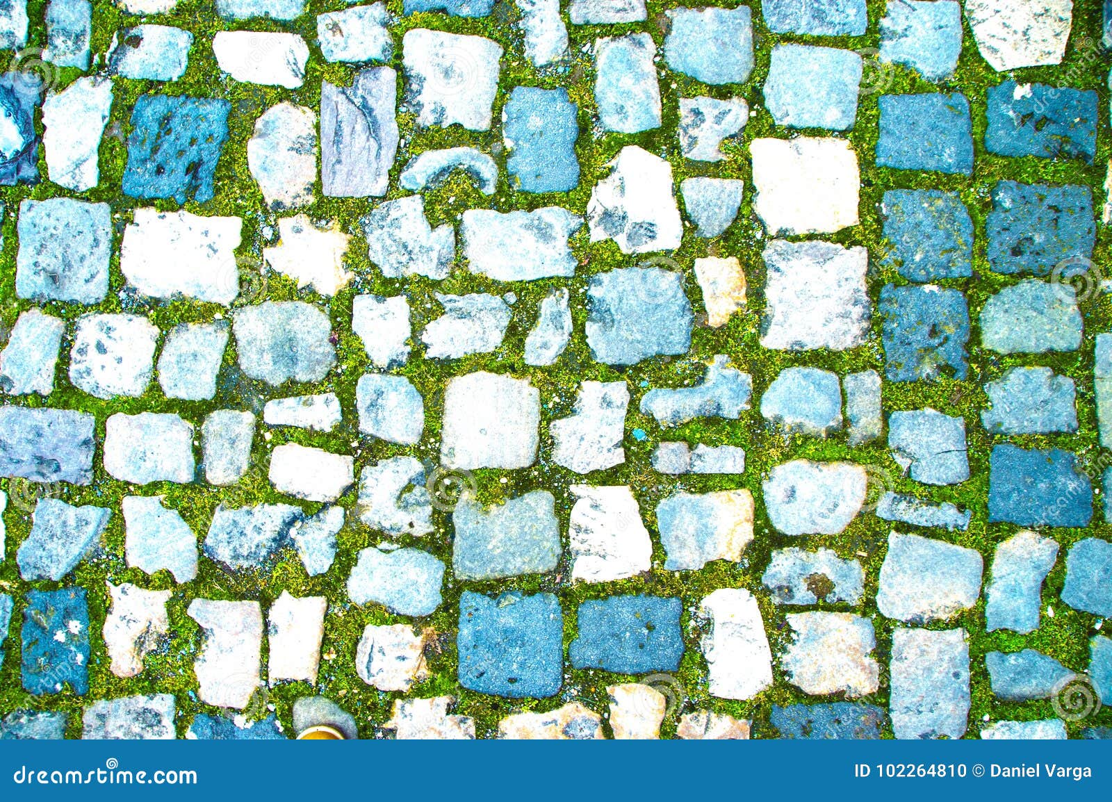 Blue Stone Walking Path stock photo. Image of walking - 102264810