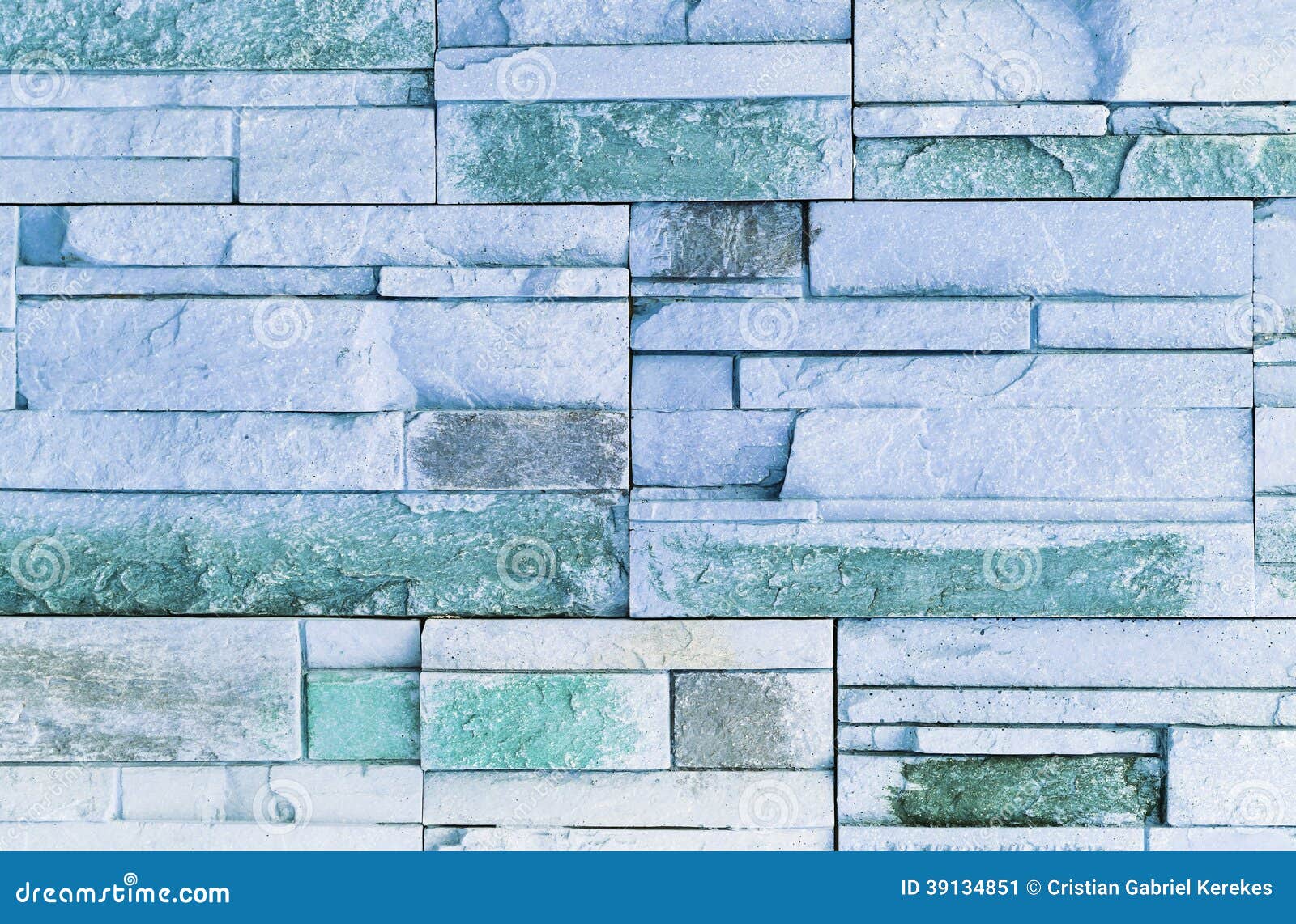 Blue stone wall stock image. Image of abstract, marble - 39134851