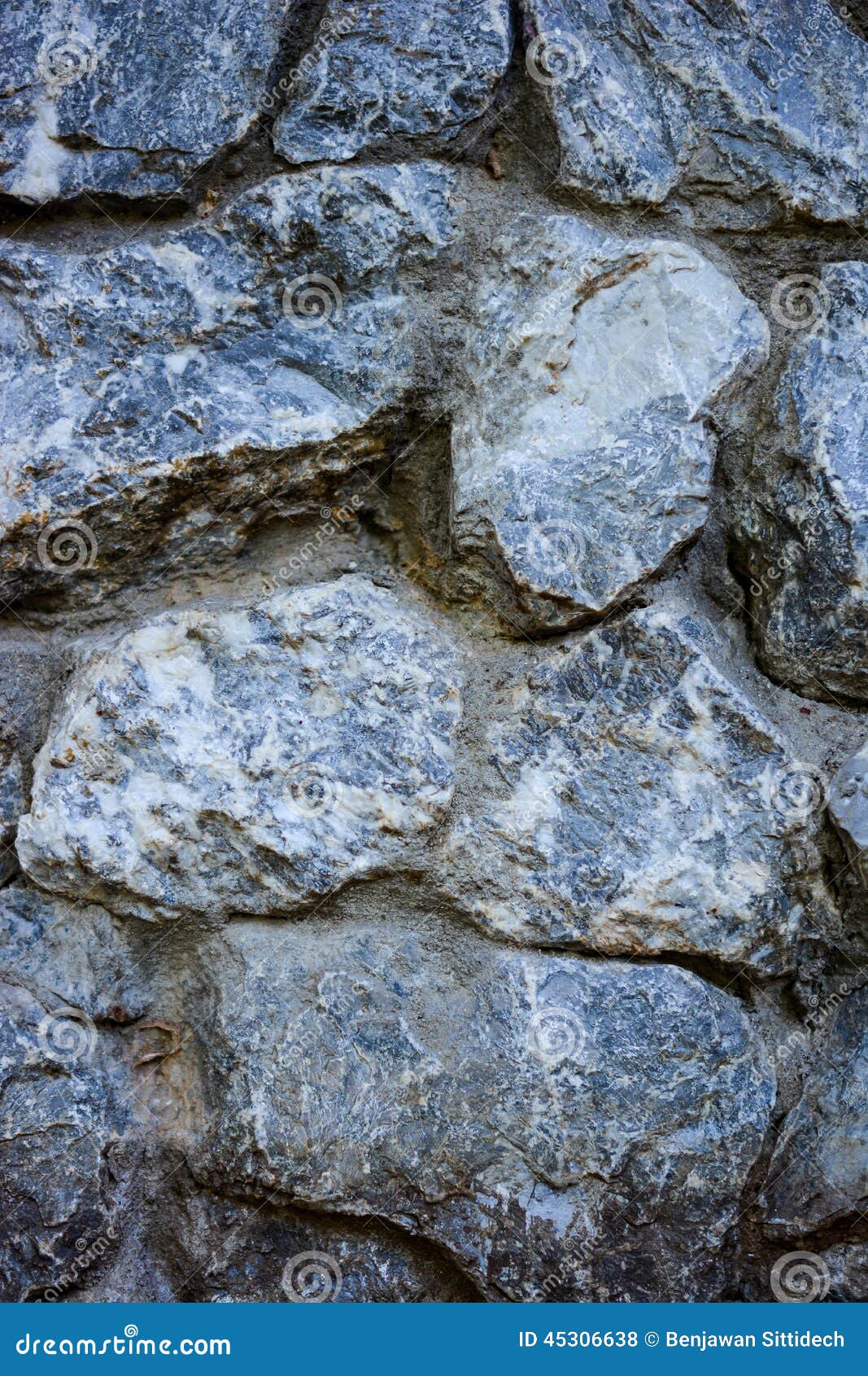 Blue stone wall texture stock photo. Image of rough, broken - 45306638
