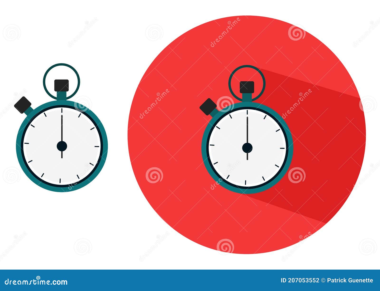 Blue Stopwatch ,illustration, Vector Stock Vector - Illustration of ...