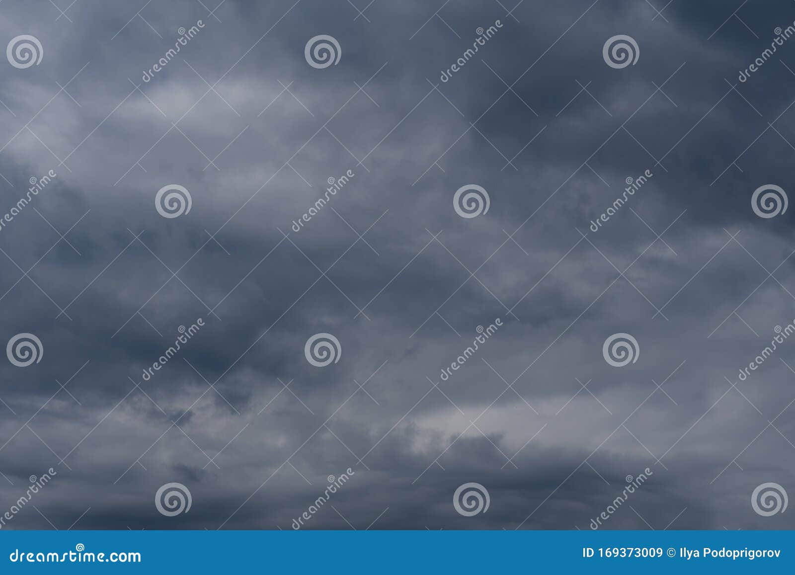 Blue Storm Clouds before the Rain, Dramatic Sky Stock Image - Image of ...