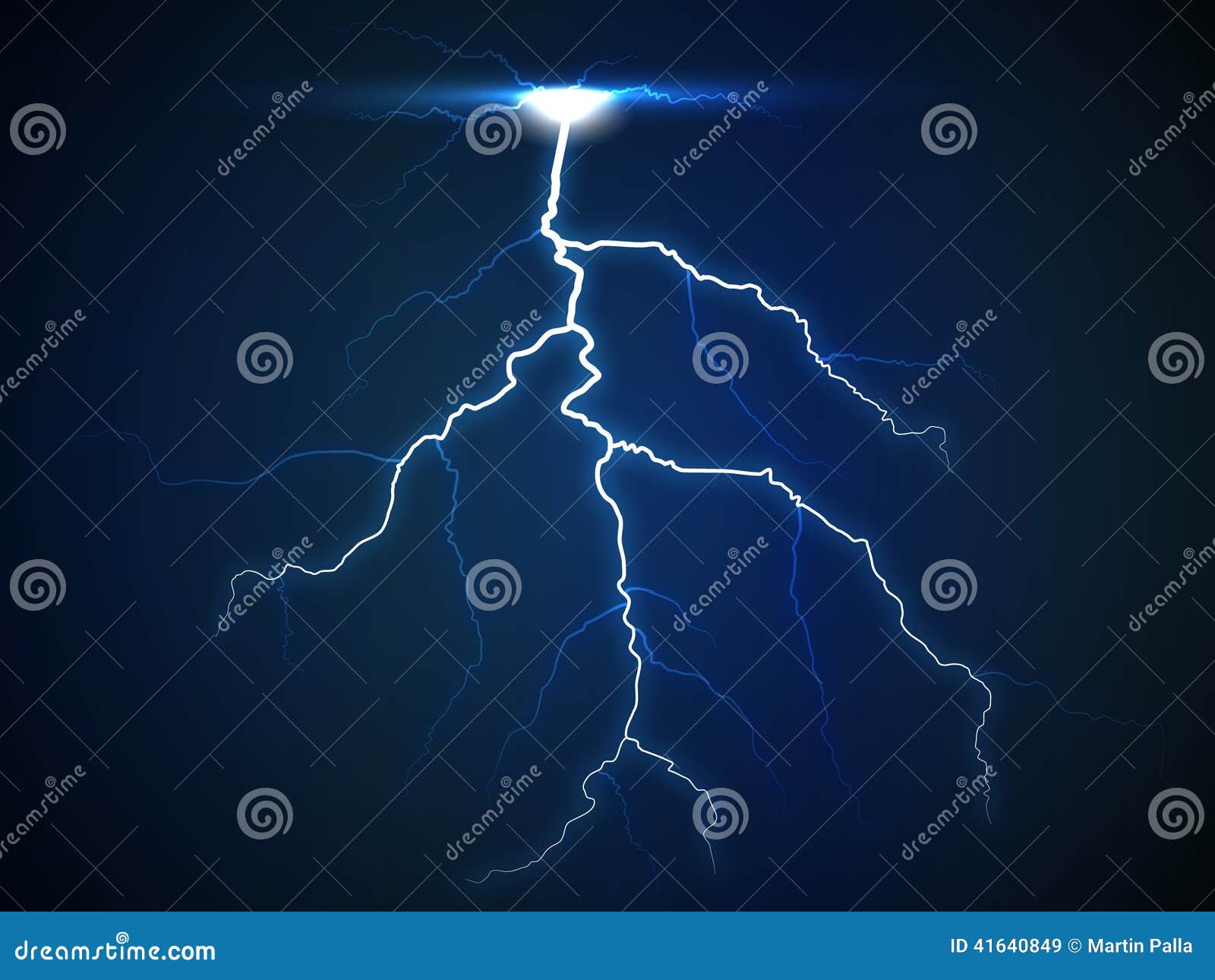 Blue Storm stock illustration. Illustration of dramatic - 41640849