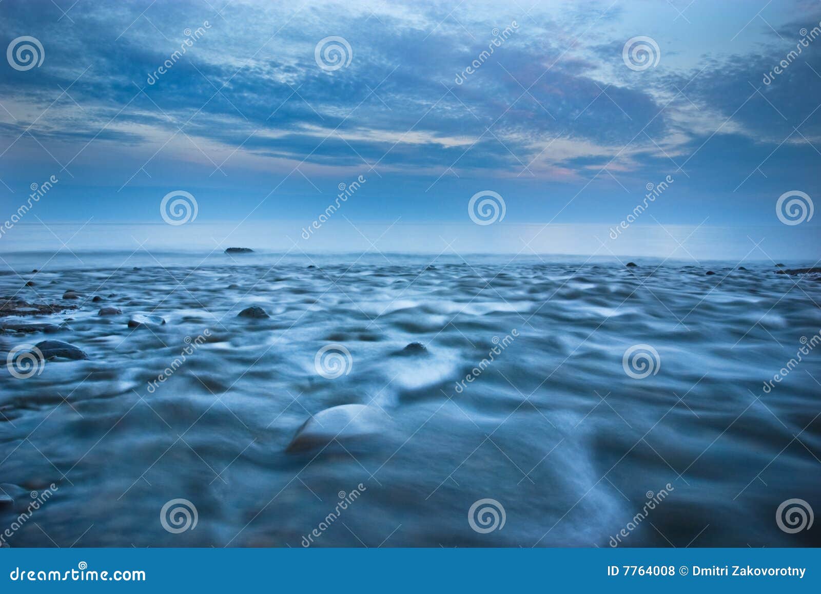 Blue stream stock photo. Image of park, outdoor, clouds - 7764008
