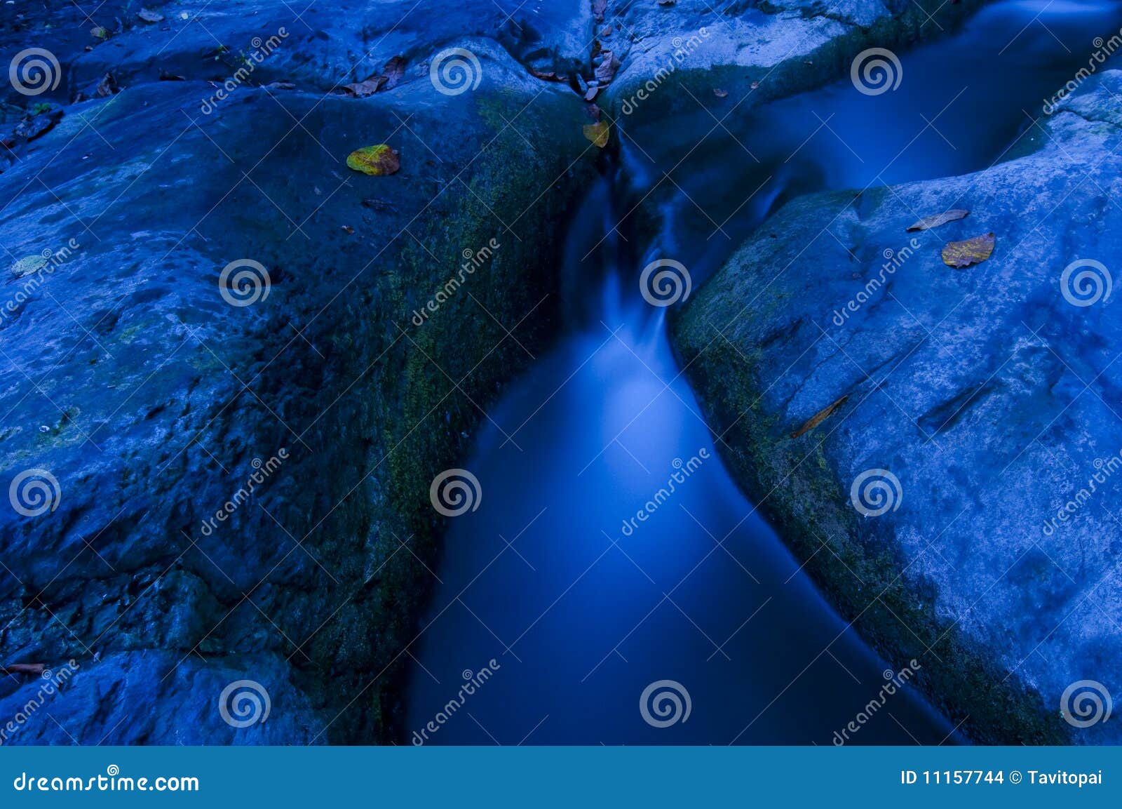 Blue stream landscape stock photo. Image of blue, movement - 11157744