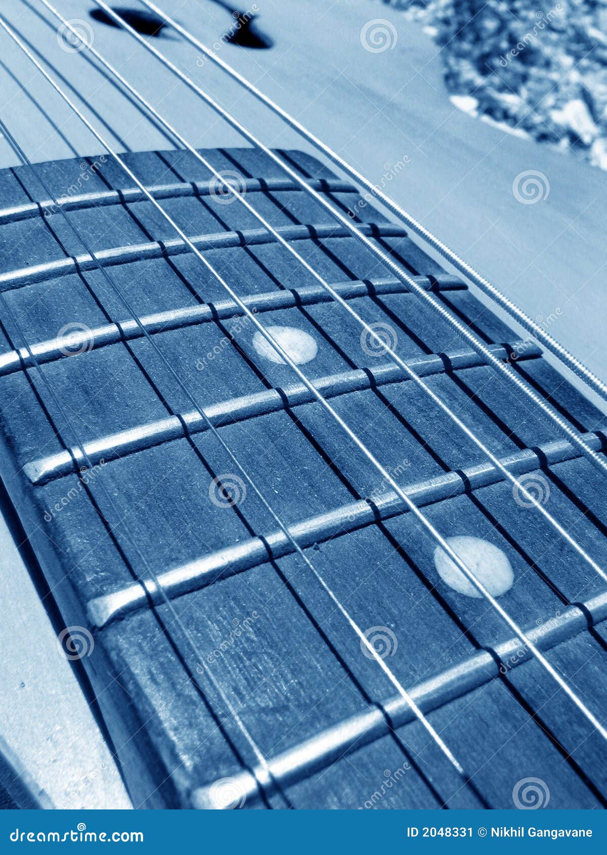 Blue Strings stock image. Image of artistic, guitars, melody - 2048331