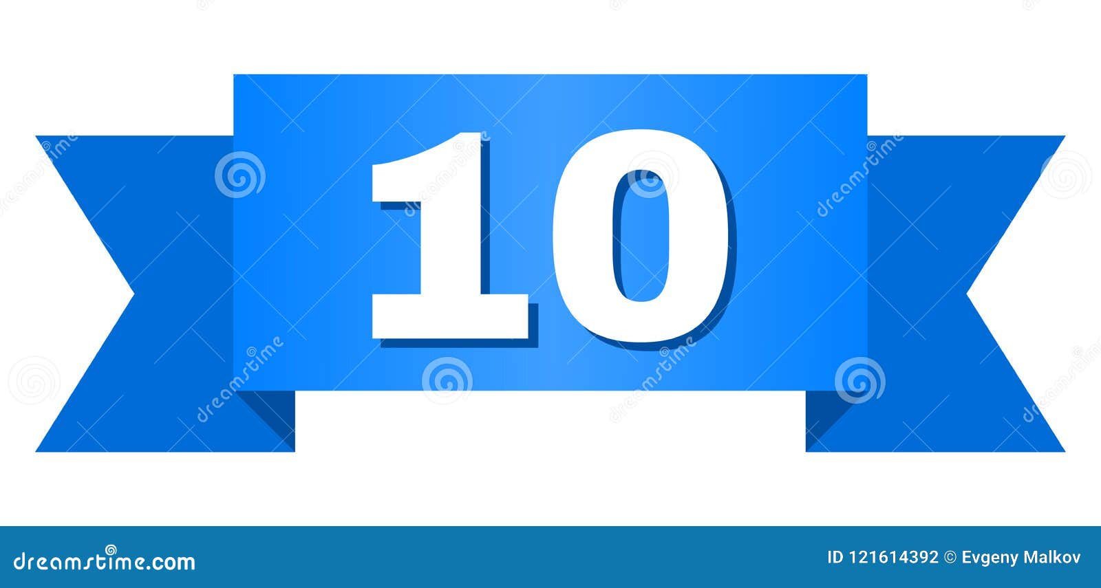 Blue Stripe with 10 Caption Stock Vector - Illustration of banner, band ...