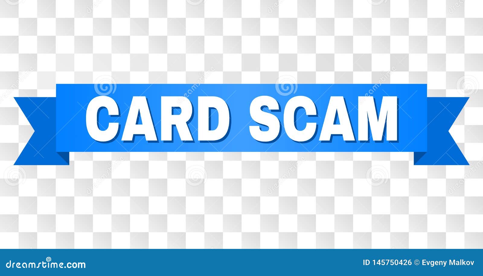 Blue Stripe with CARD SCAM Text Stock Vector - Illustration of ...