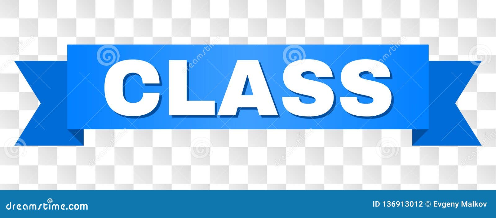 Blue Stripe with CLASS Caption Stock Vector - Illustration of ...