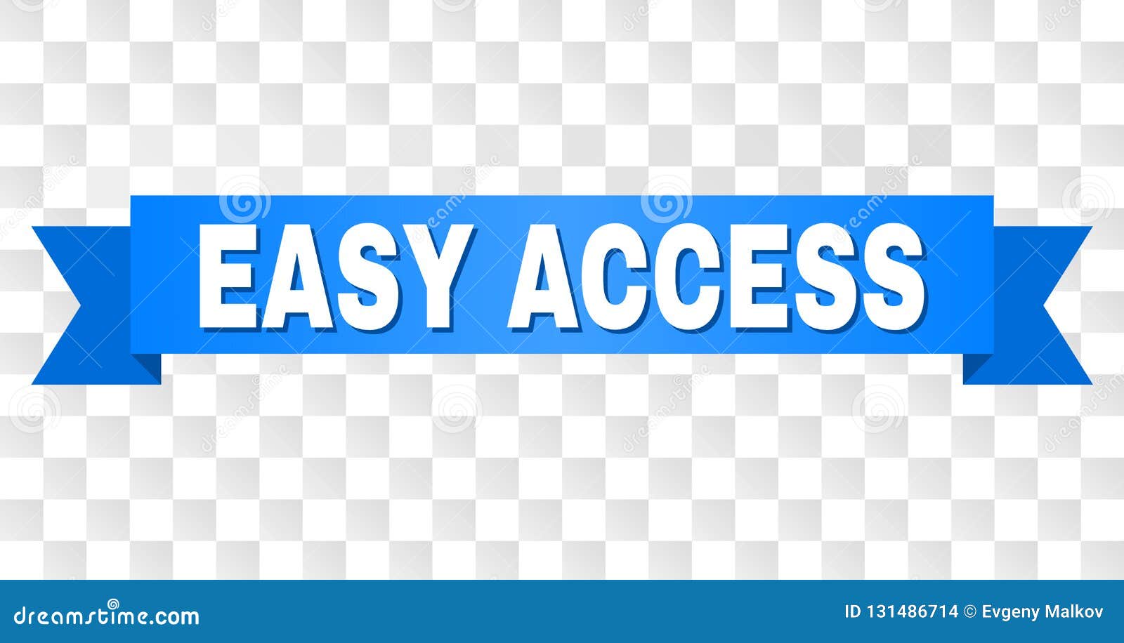 Blue Stripe with EASY ACCESS Caption Stock Vector - Illustration of ...