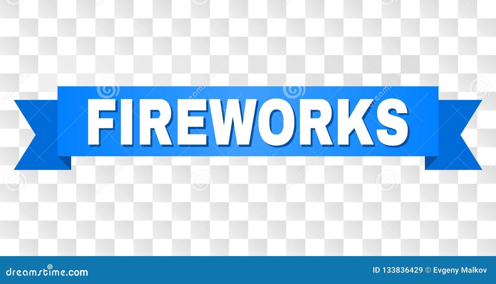Blue Stripe with FIREWORKS Text Stock Vector - Illustration of ...