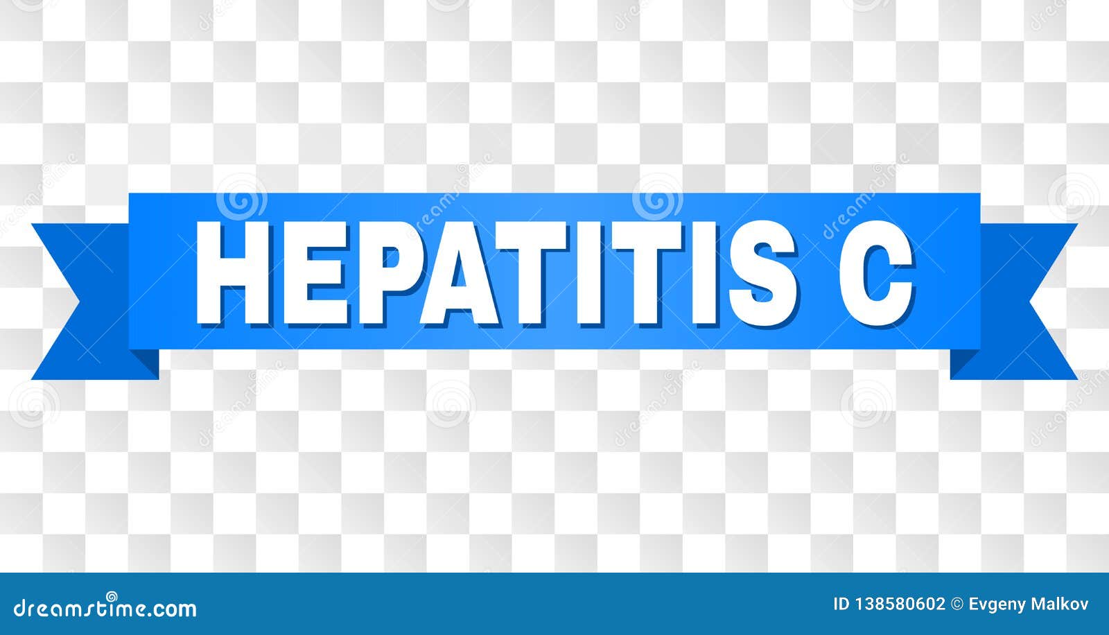 Blue Stripe with HEPATITIS C Caption Stock Vector - Illustration of ...