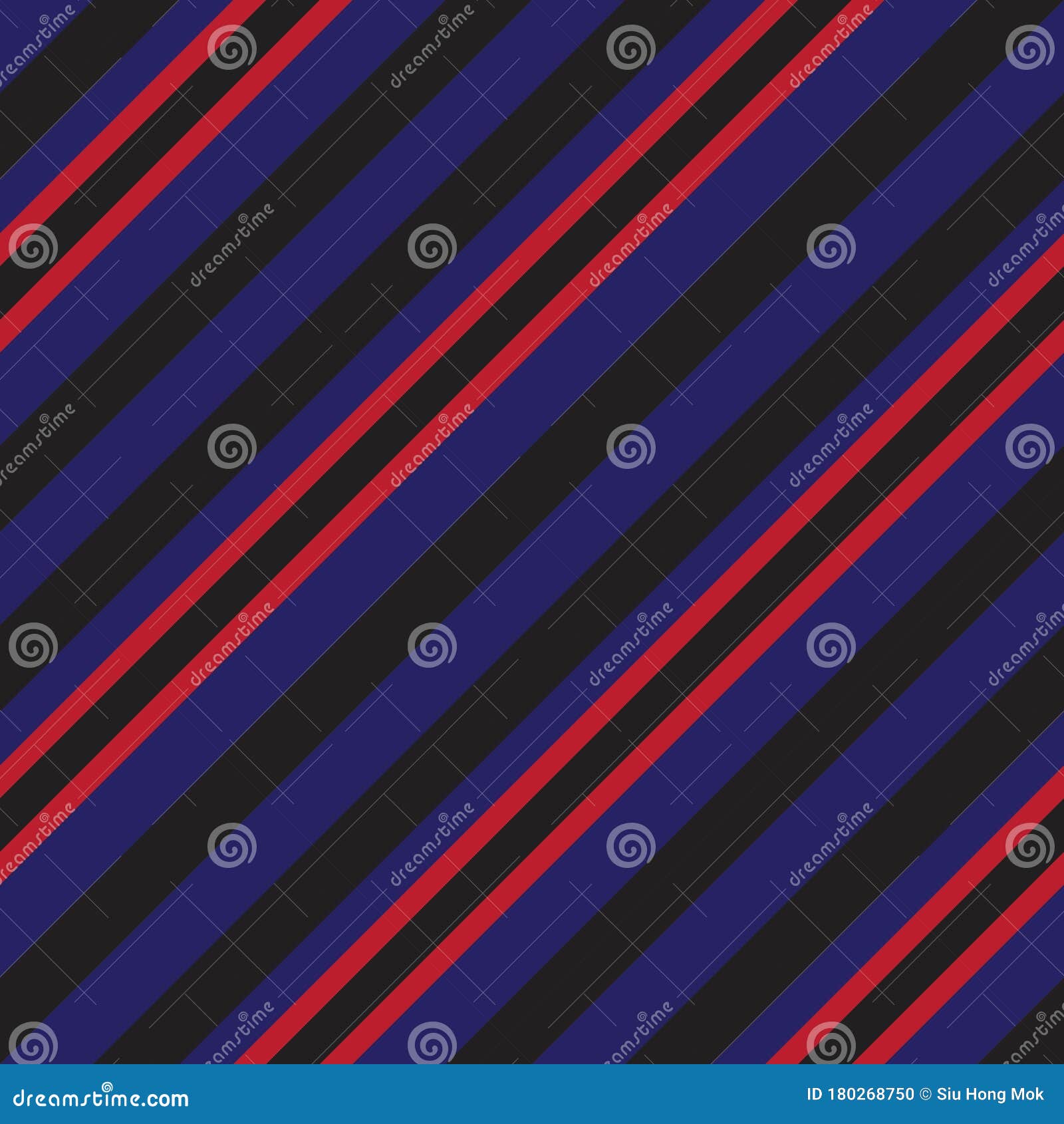 Blue Stripe Seamless Pattern Background in Diagonal Style Stock Vector ...