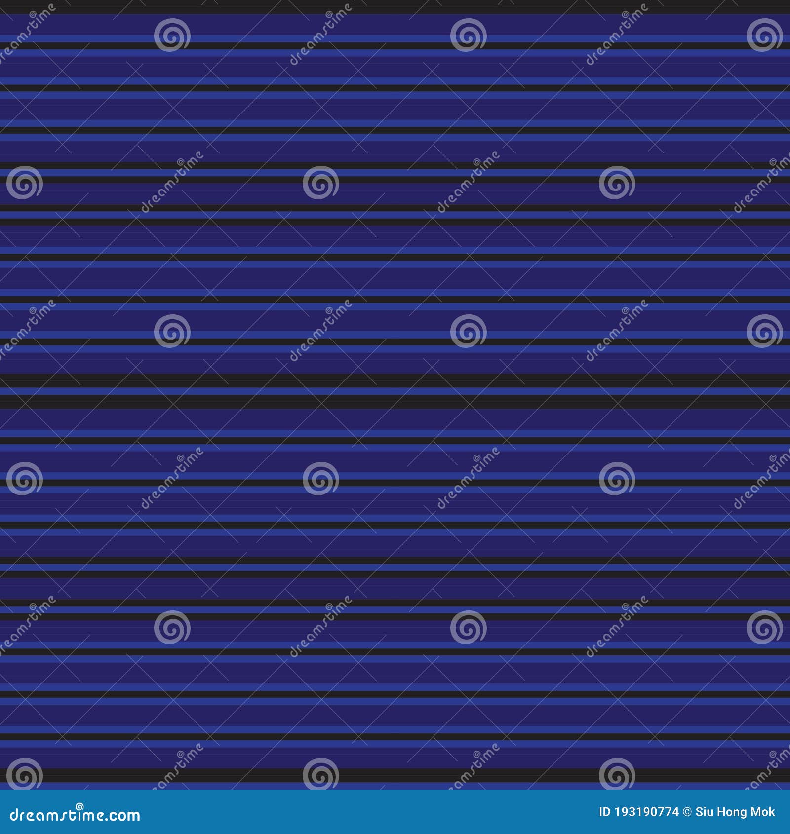 Blue Stripe Seamless Pattern Background in Horizontal Style Stock ...