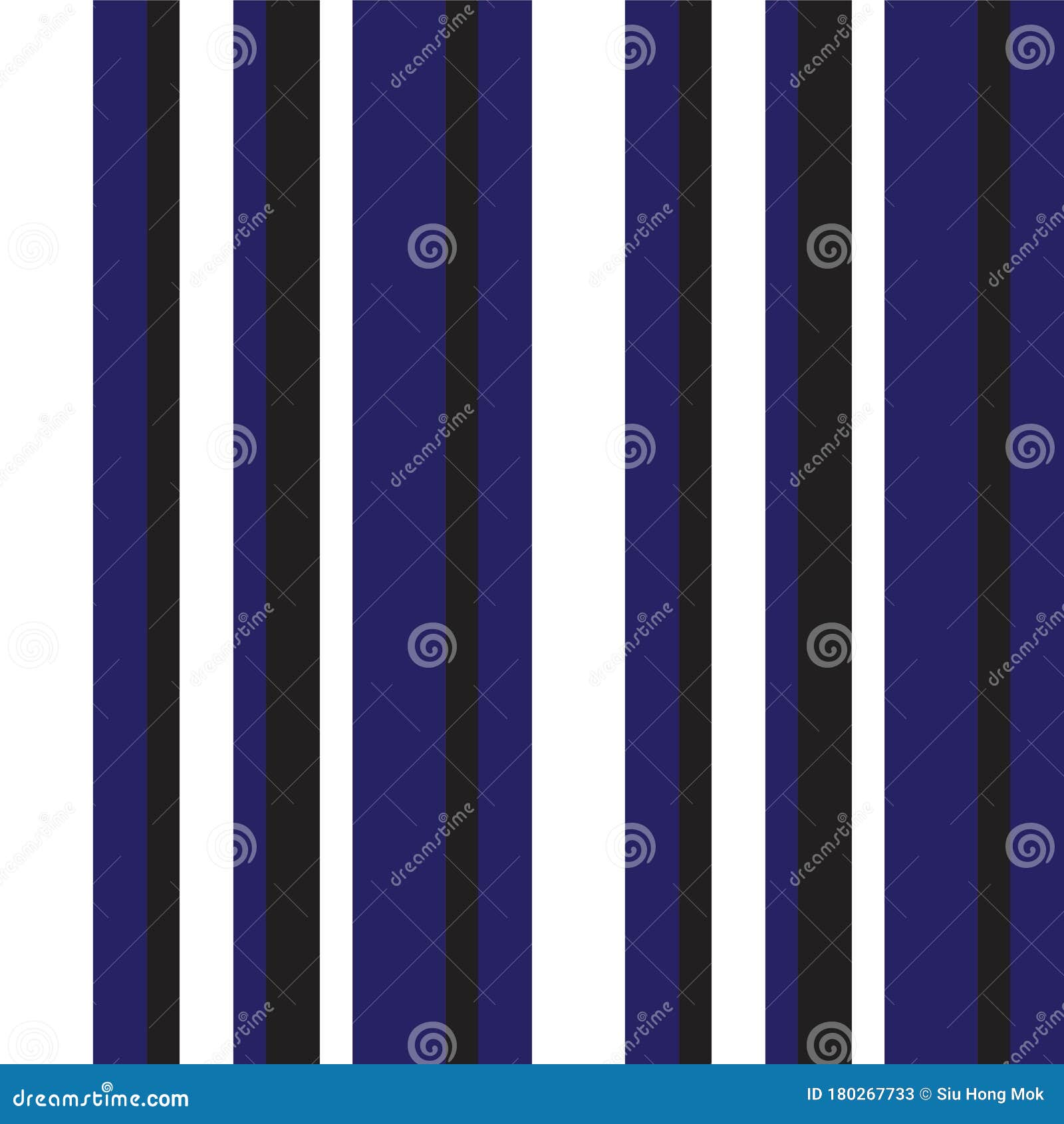 Blue Stripe Seamless Pattern Background in Vertical Style Stock Vector ...