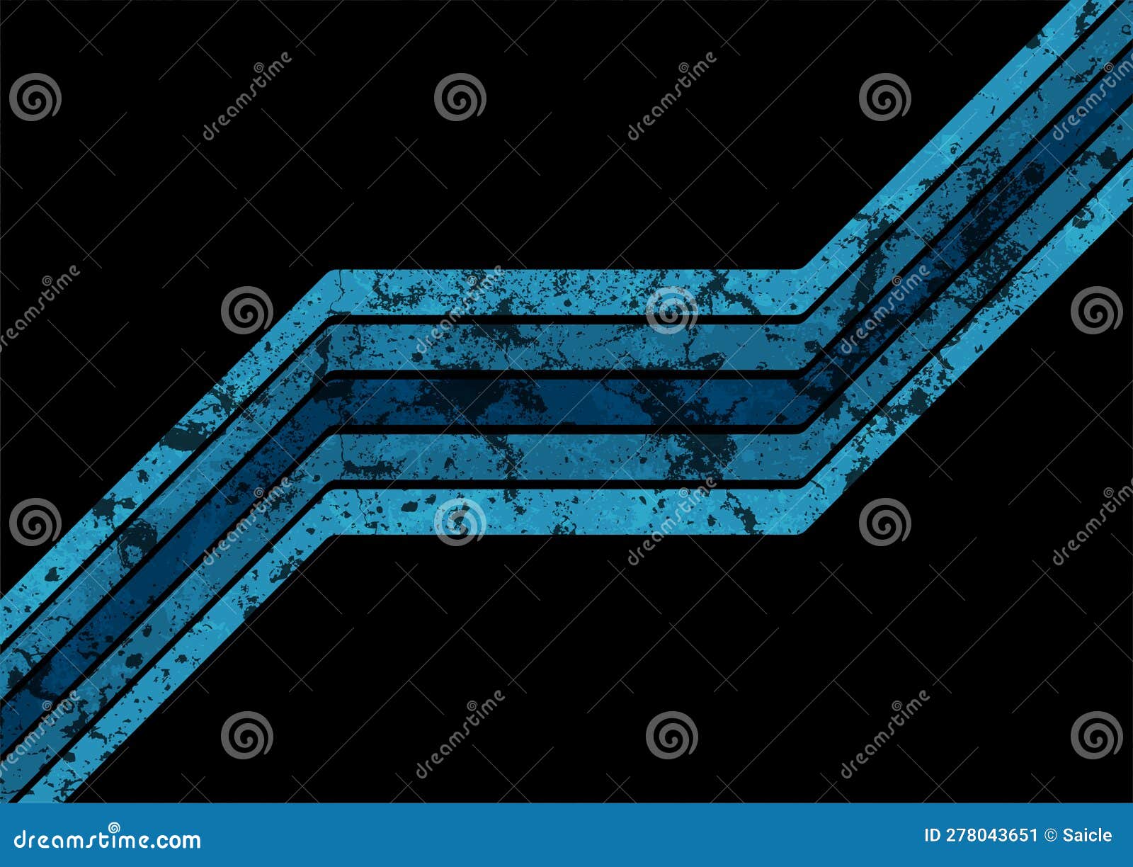 Blue Stripes Abstract Grunge Retro Background Stock Vector ...