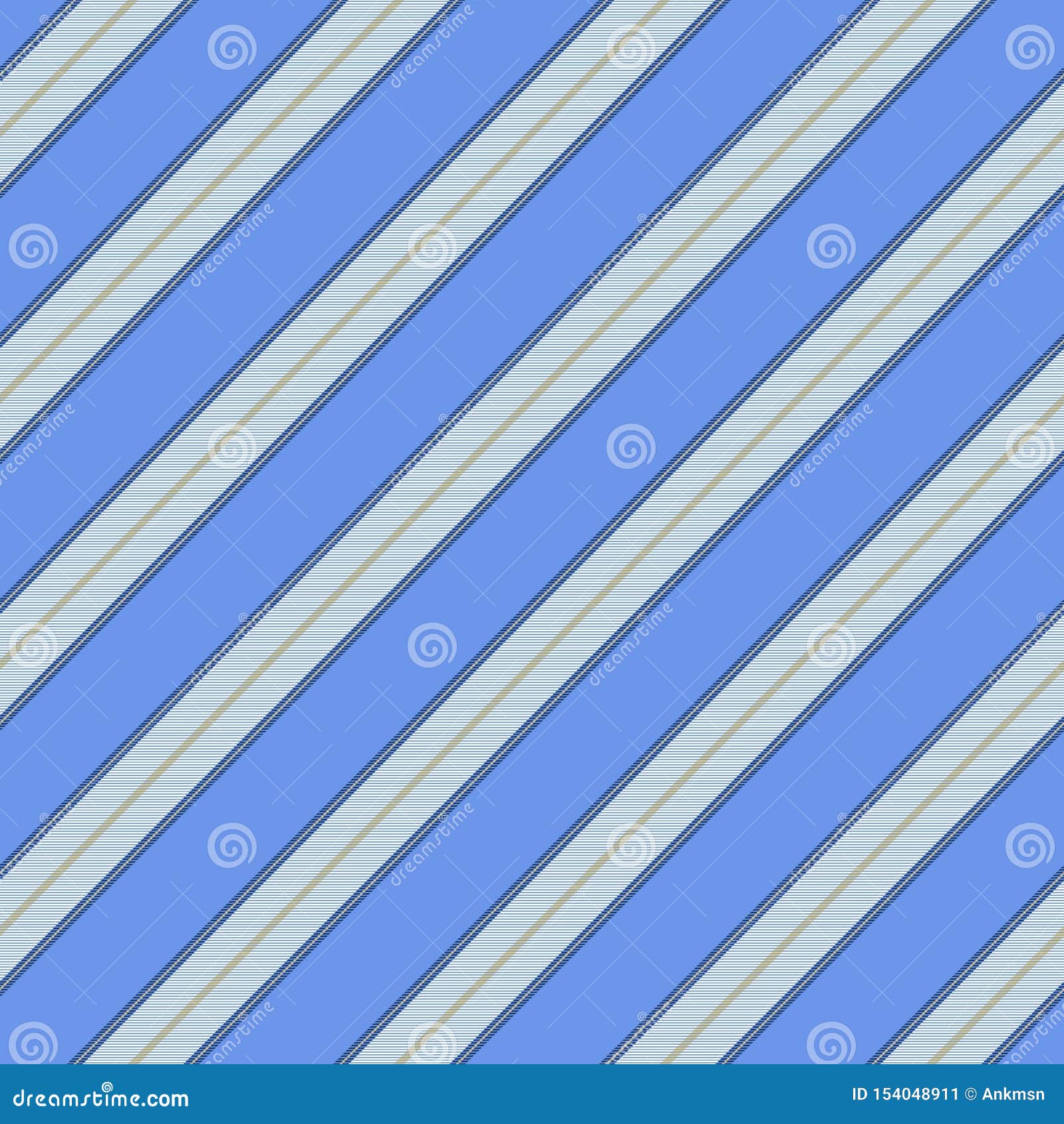 Blue Stripes Background Seamless Fabric Texture Stock Vector ...