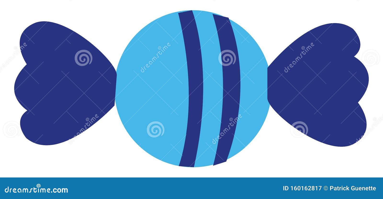A Blue Candy, Vector or Color Illustration Stock Vector - Illustration ...
