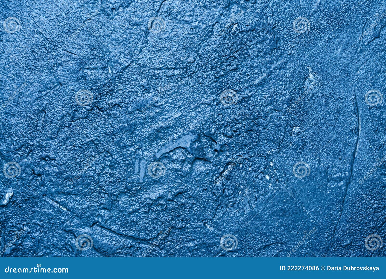 Blue Structural Background. Plaster Texture Stock Photo - Image of copy ...
