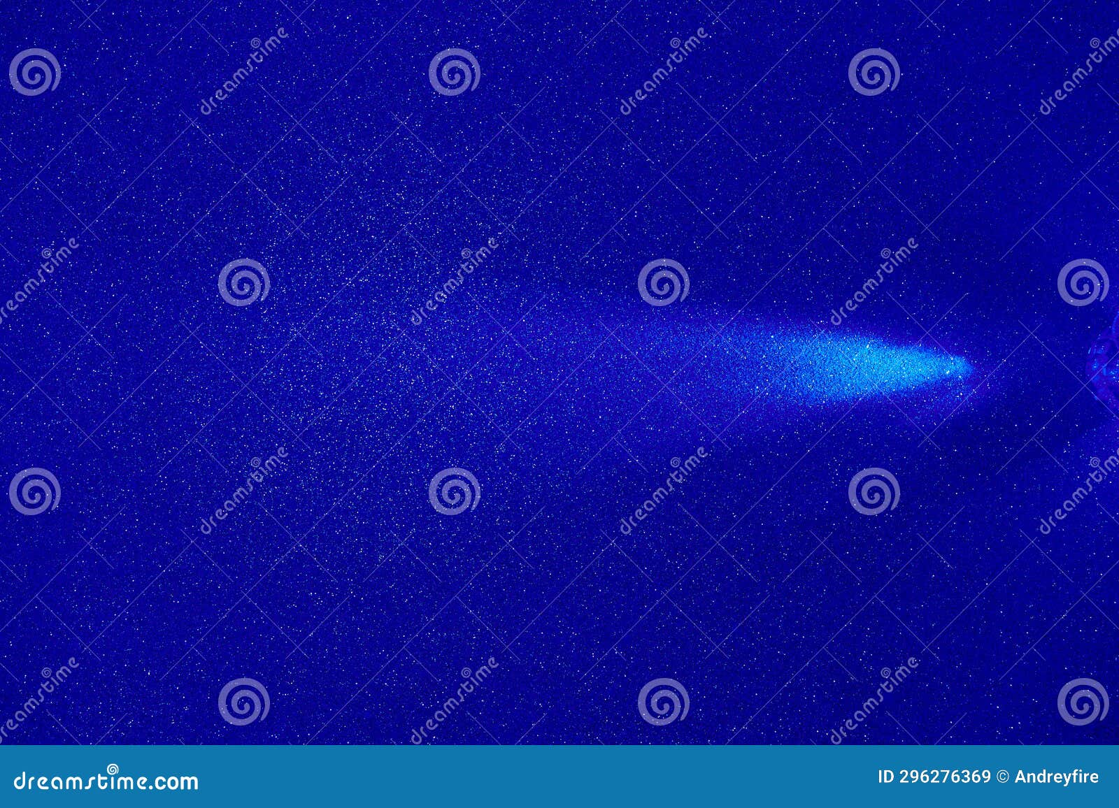 On a Blue Structural Fine-grained Background, a Light Blue Beam of ...