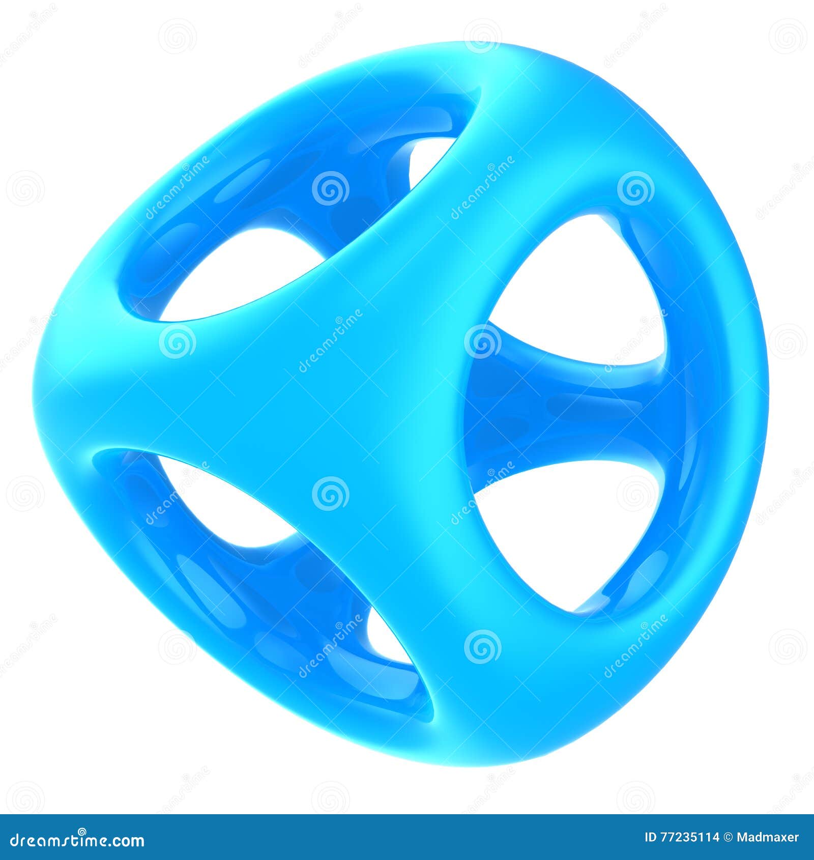 Blue structure stock illustration. Illustration of blue - 77235114