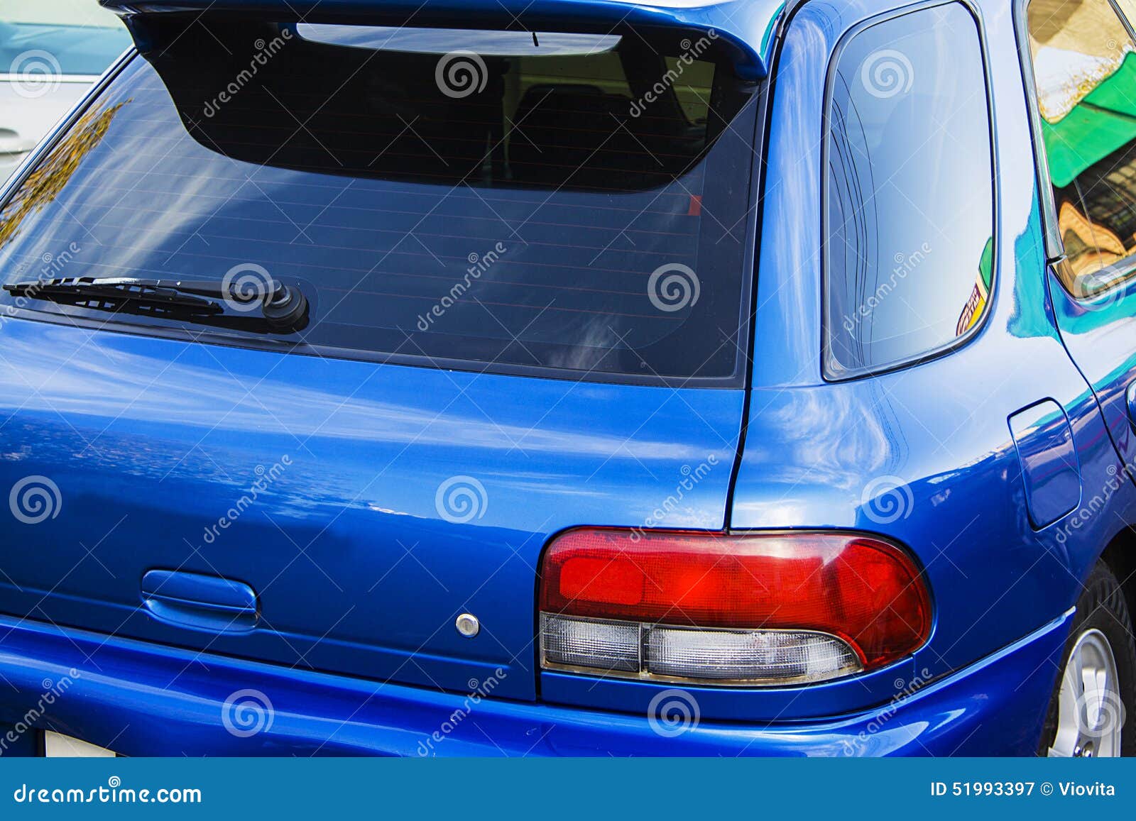 Blue subaru impreza stock image. Image of modern, blue - 51993397