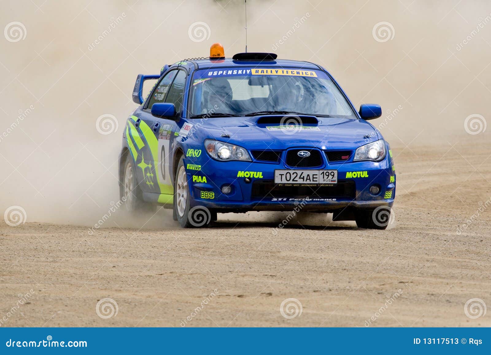 Blue Subaru Impreza at Rally Editorial Stock Photo - Image of drive ...