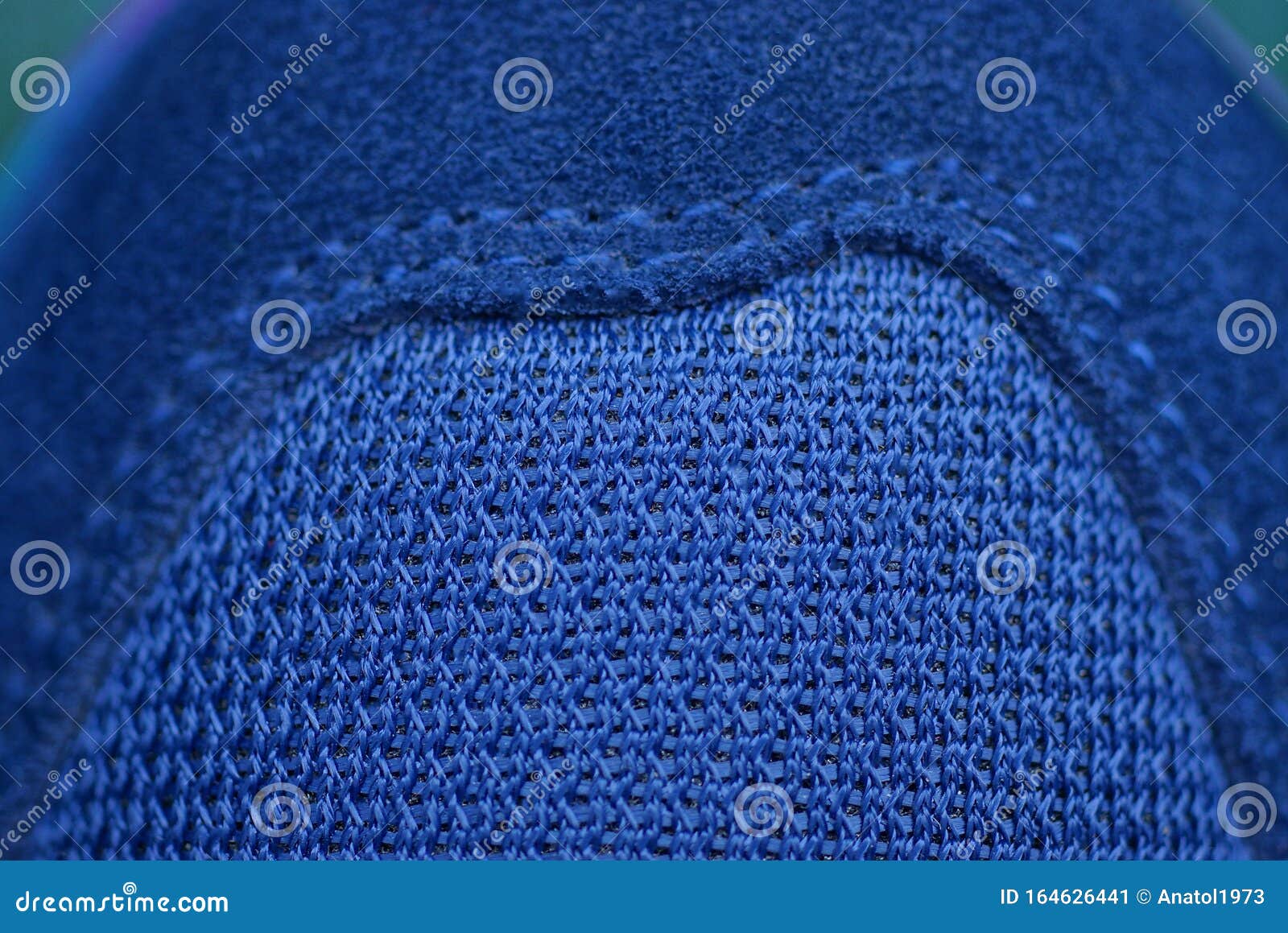 Blue Suede and Fabric Texture with a Seam Stock Image - Image of empty ...