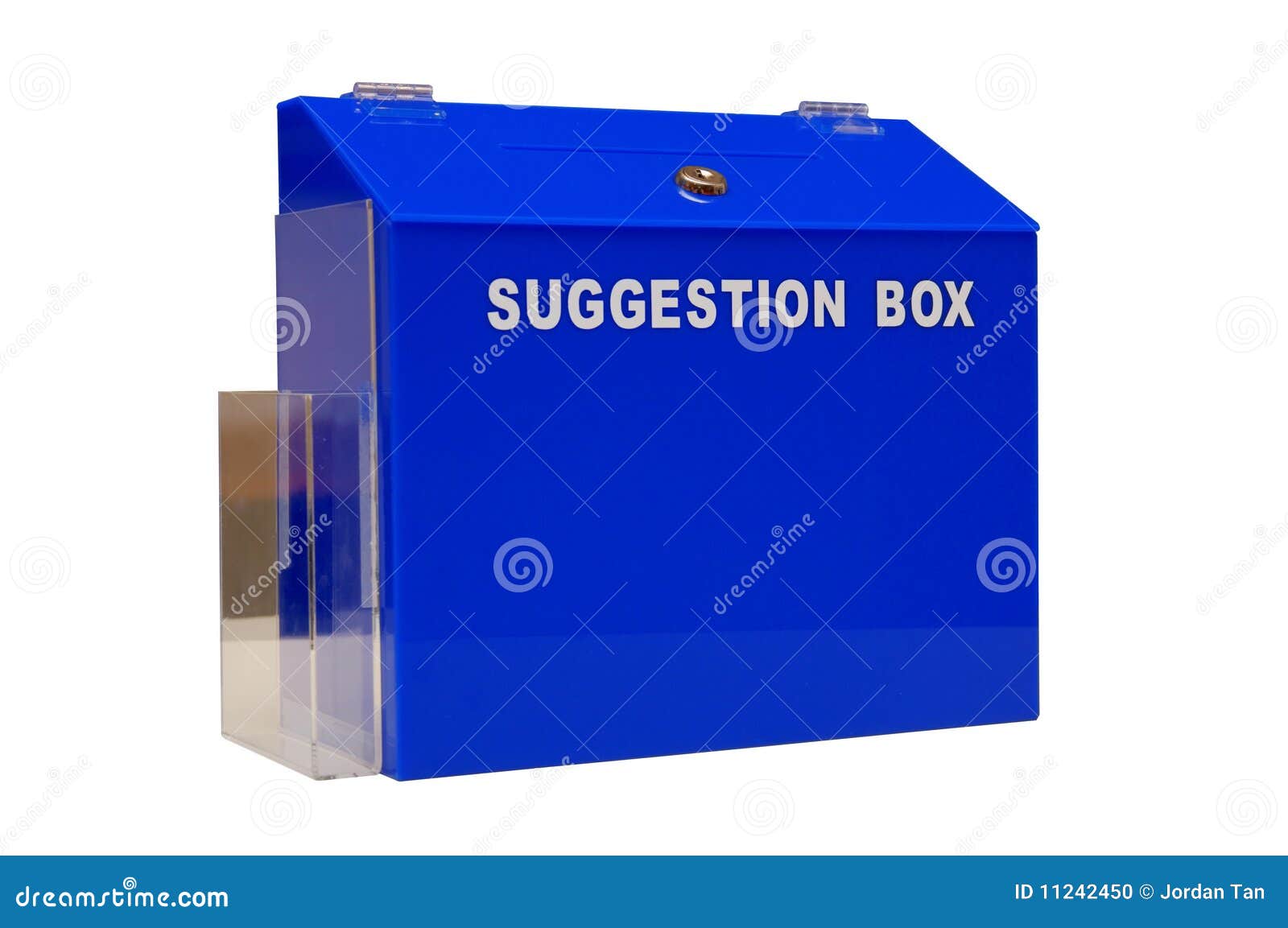 Blue Suggestion Box Royalty-Free Stock Image | CartoonDealer.com #11242450