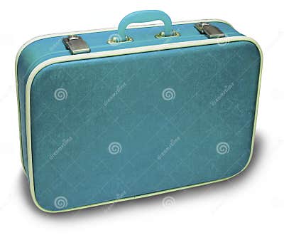 Blue Suitcase stock photo. Image of holidays, traveling - 3637430