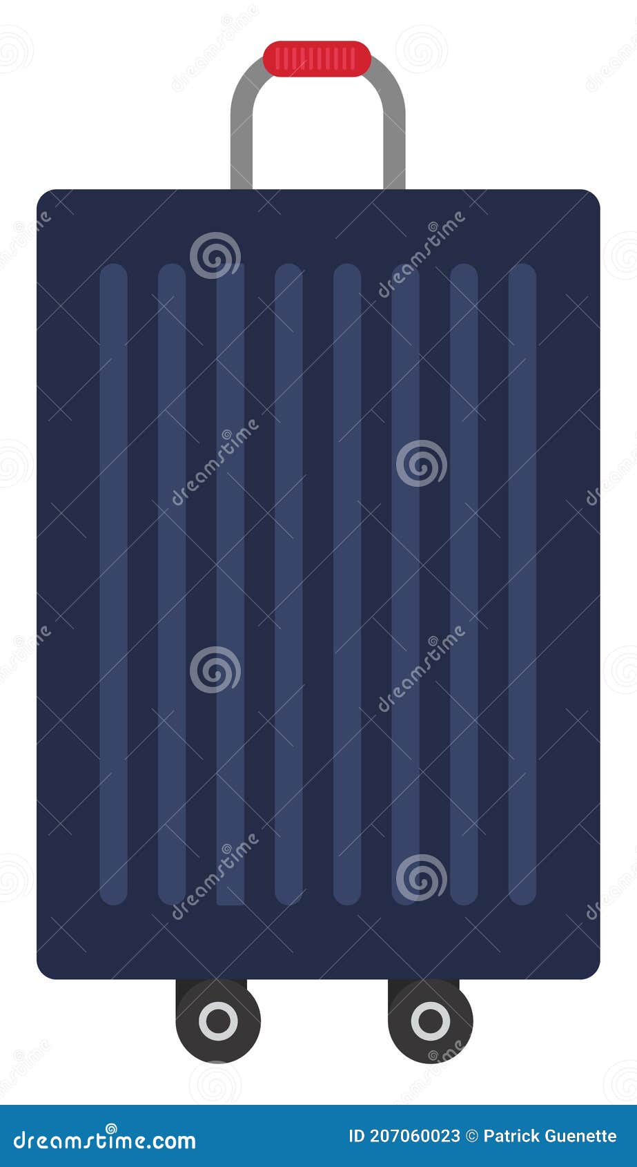 Blue Suitcase, Illustration, Vector Stock Vector - Illustration of ...