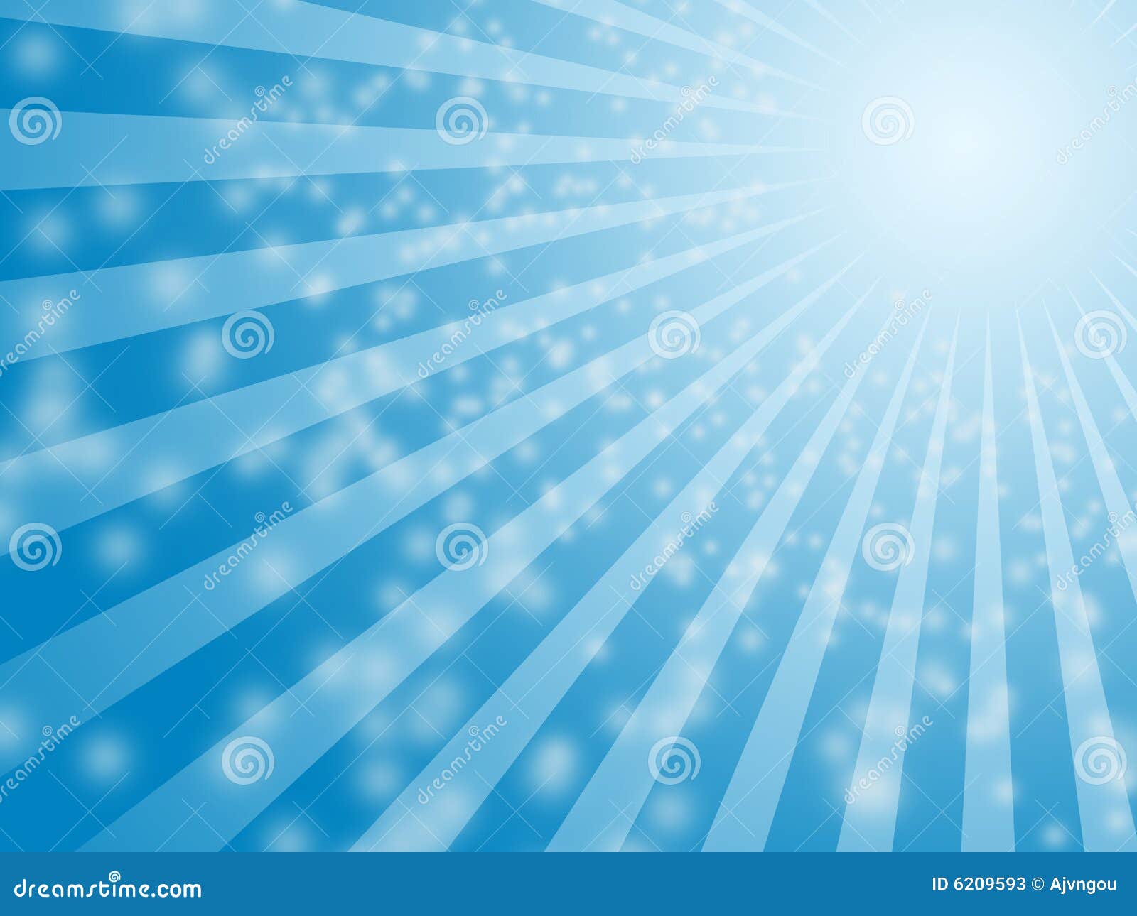 Blue sun bulb background stock illustration. Illustration of artistic ...