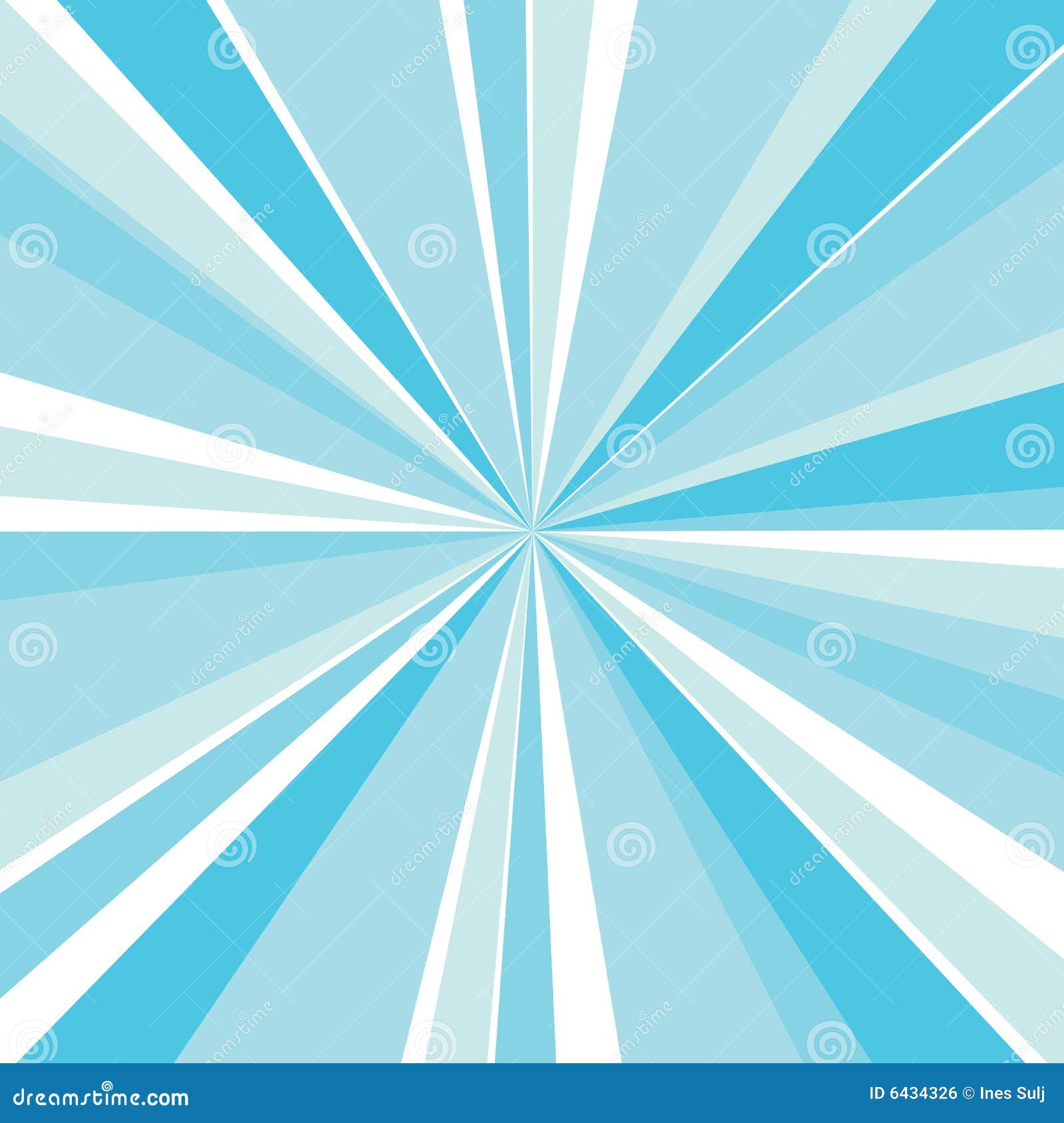 Blue sunburst stock vector. Illustration of striped, white - 6434326