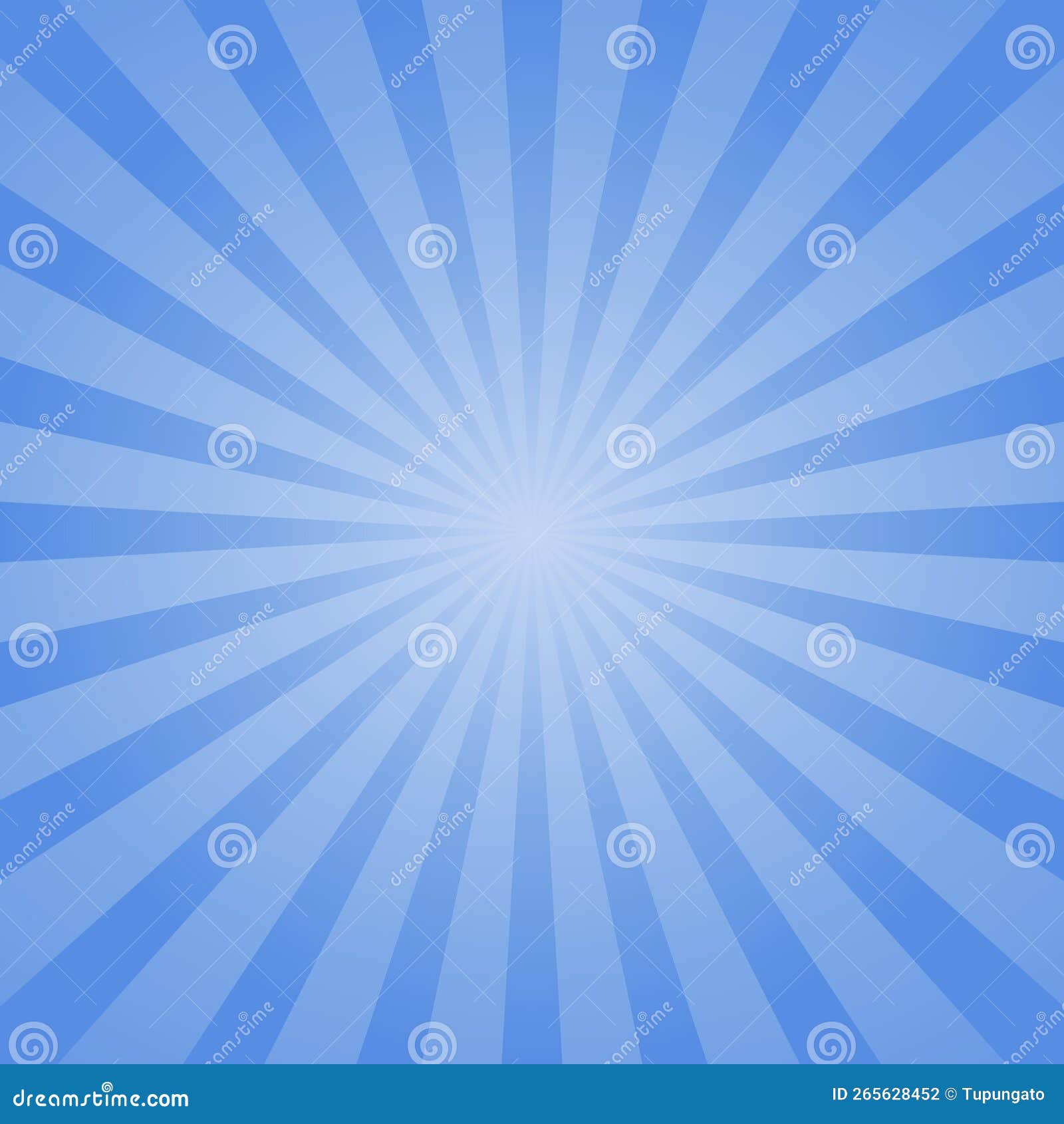 Blue Sunburst Pattern Background Stock Vector - Illustration of ...