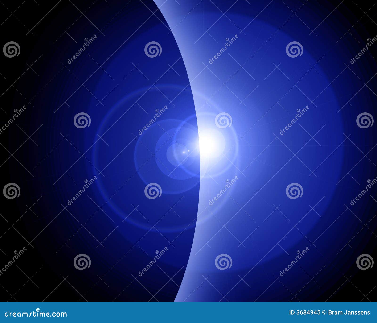 Blue sunrise stock illustration. Illustration of global - 3684945