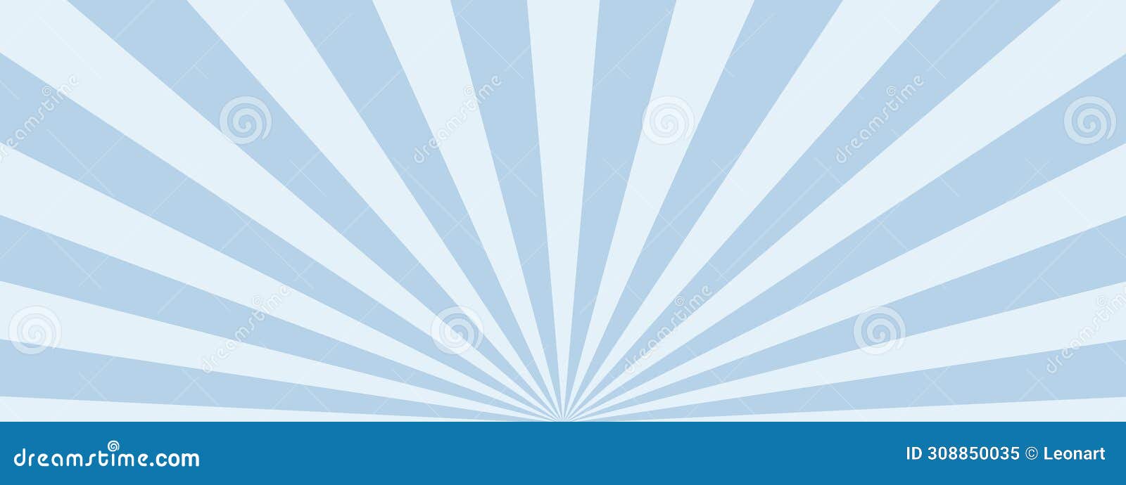 Blue Sunrise Sunbeam Rays, Lines Background Stock Vector - Illustration ...