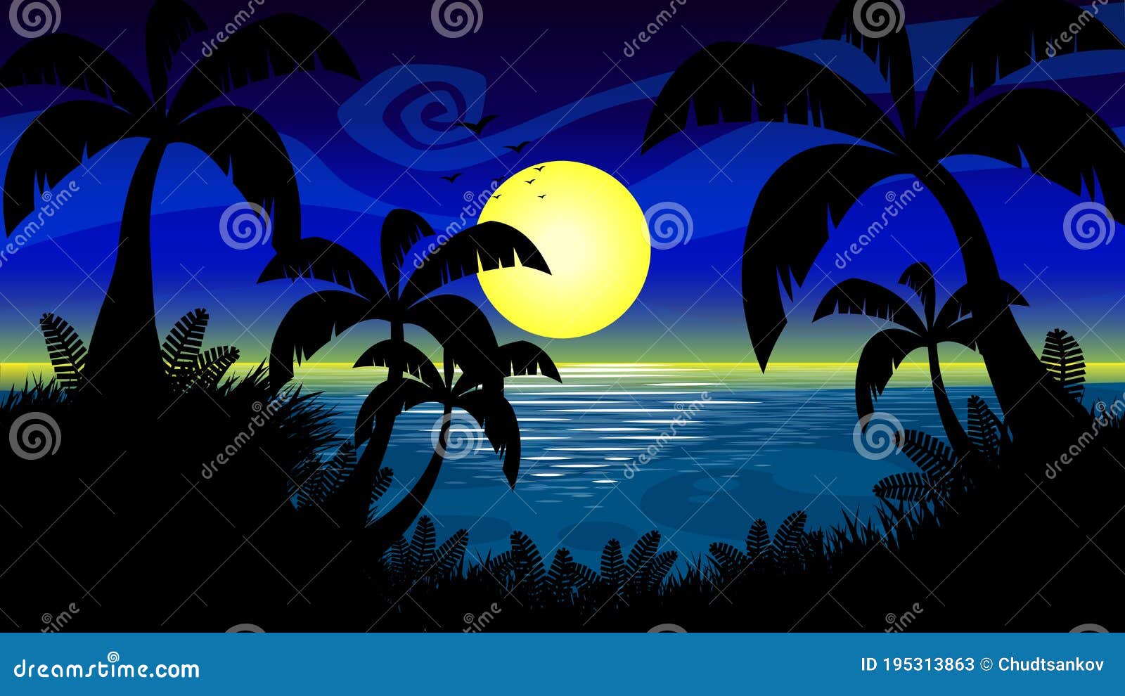 Sunset Sky. Cartoon Summer Sunrise With Pink Clouds And Sunshine ...