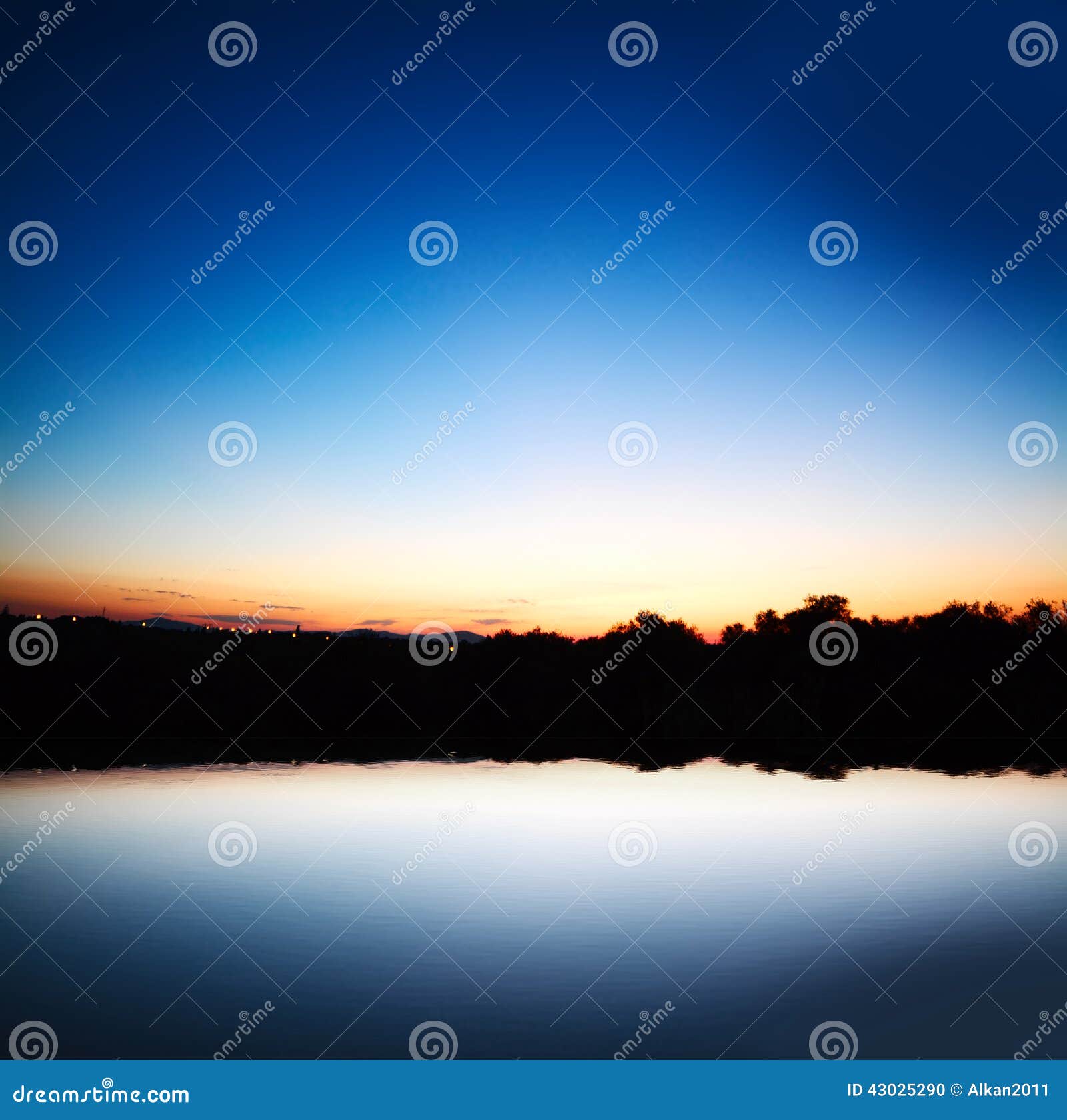 Blue sunset stock photo. Image of clean, clear, mediterranean - 43025290