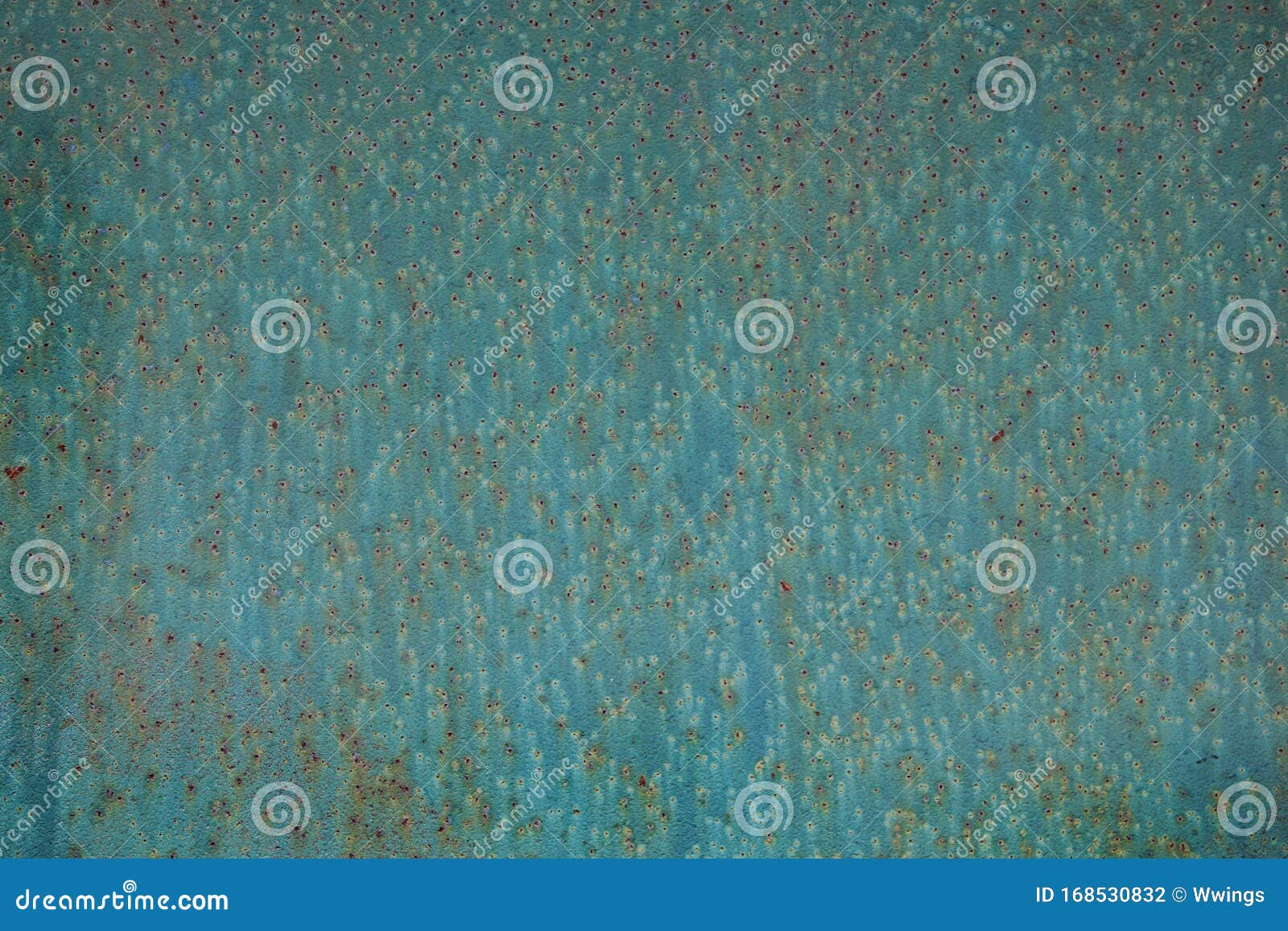 Rust Spots Of Various Shapes And Sizes On The Old Metal Surface ...