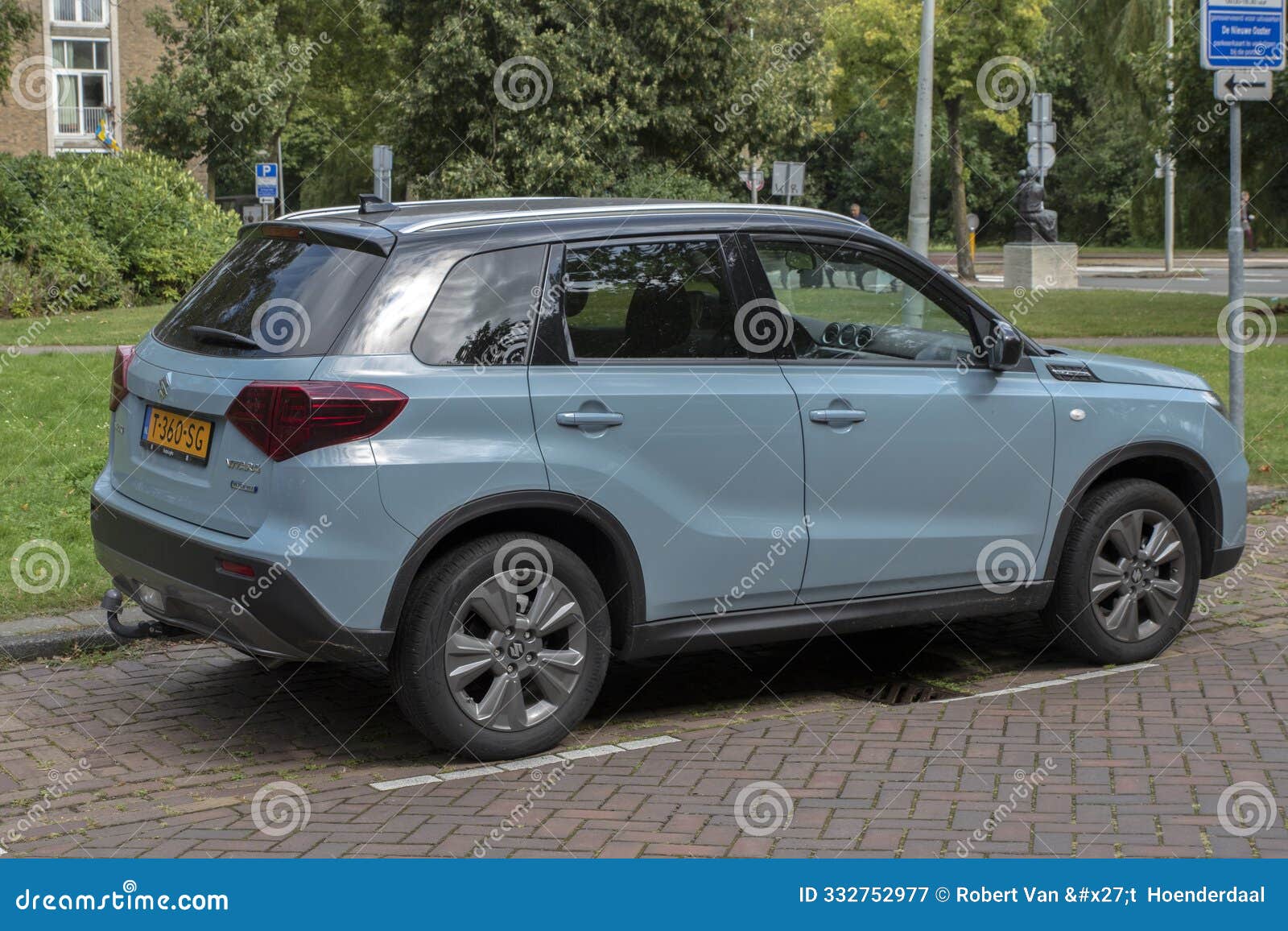 A Blue Suzuki Vitara Car Amsterdam the Netherlands 238-2024 Editorial ...