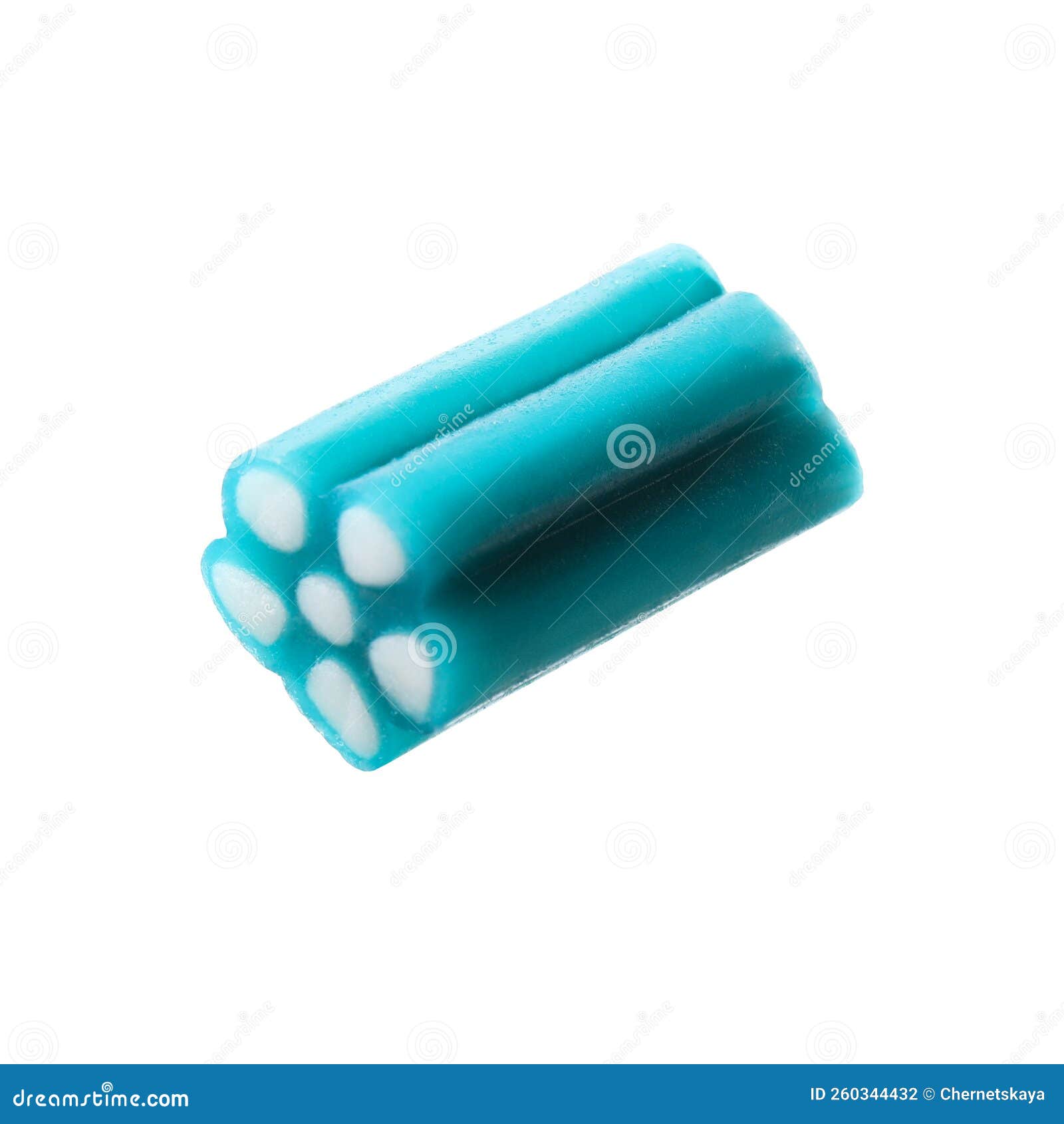 Blue Sweet Jelly Candy on White Background Stock Photo - Image of ...