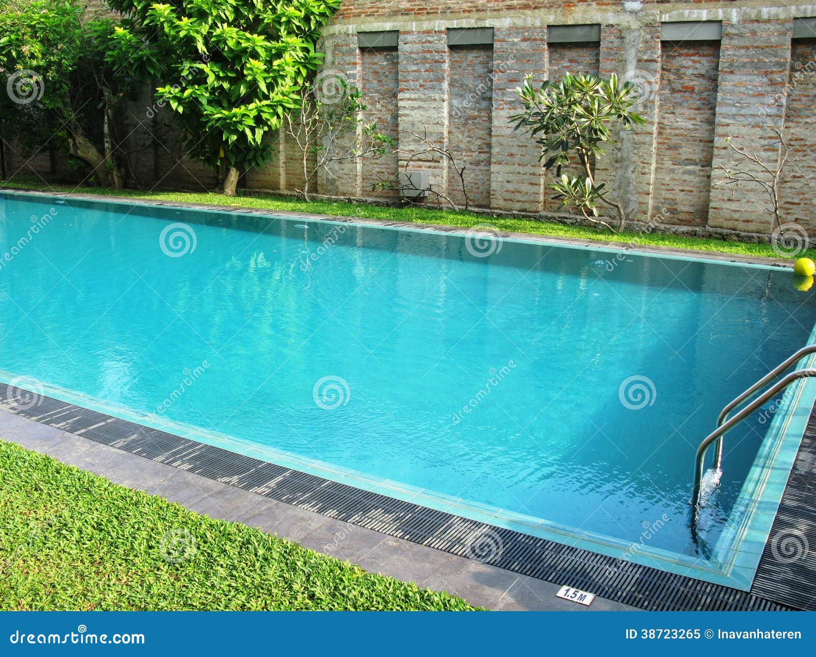 The Blue of a Swimming Pool Stock Image - Image of lanka, coast: 38723265
