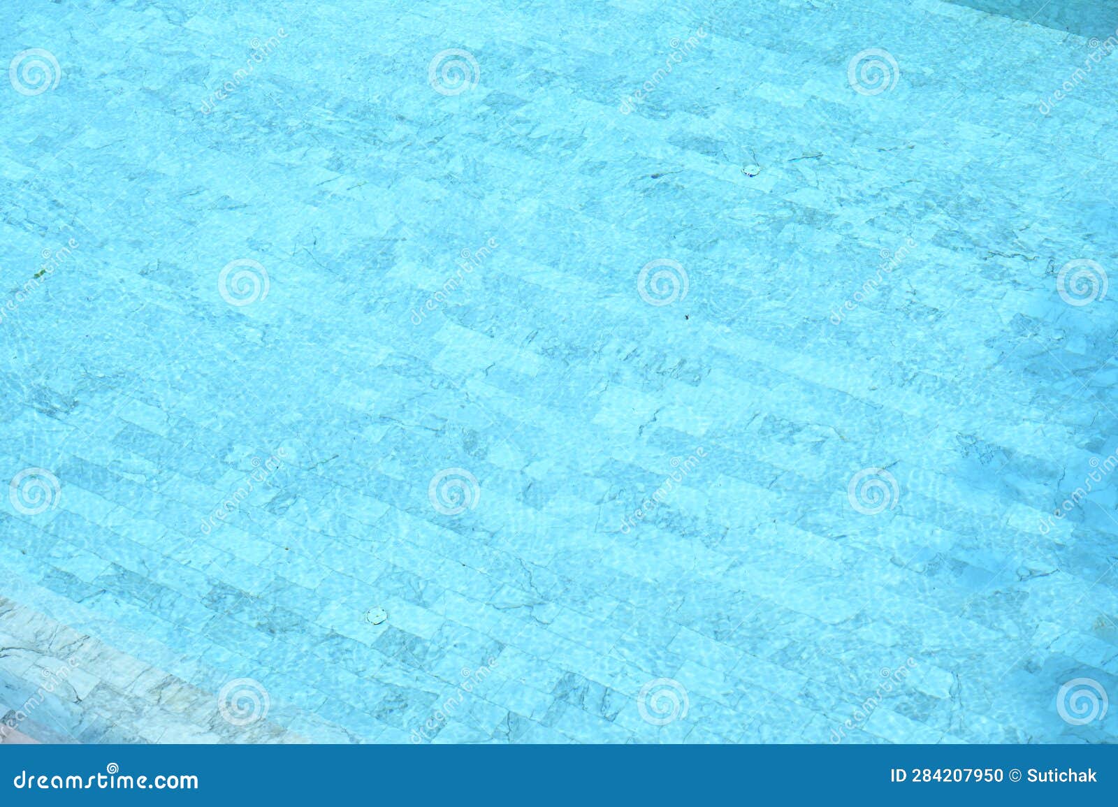 Beautiful Blue Swimming Pool Background, Interior Design Stock Photo ...