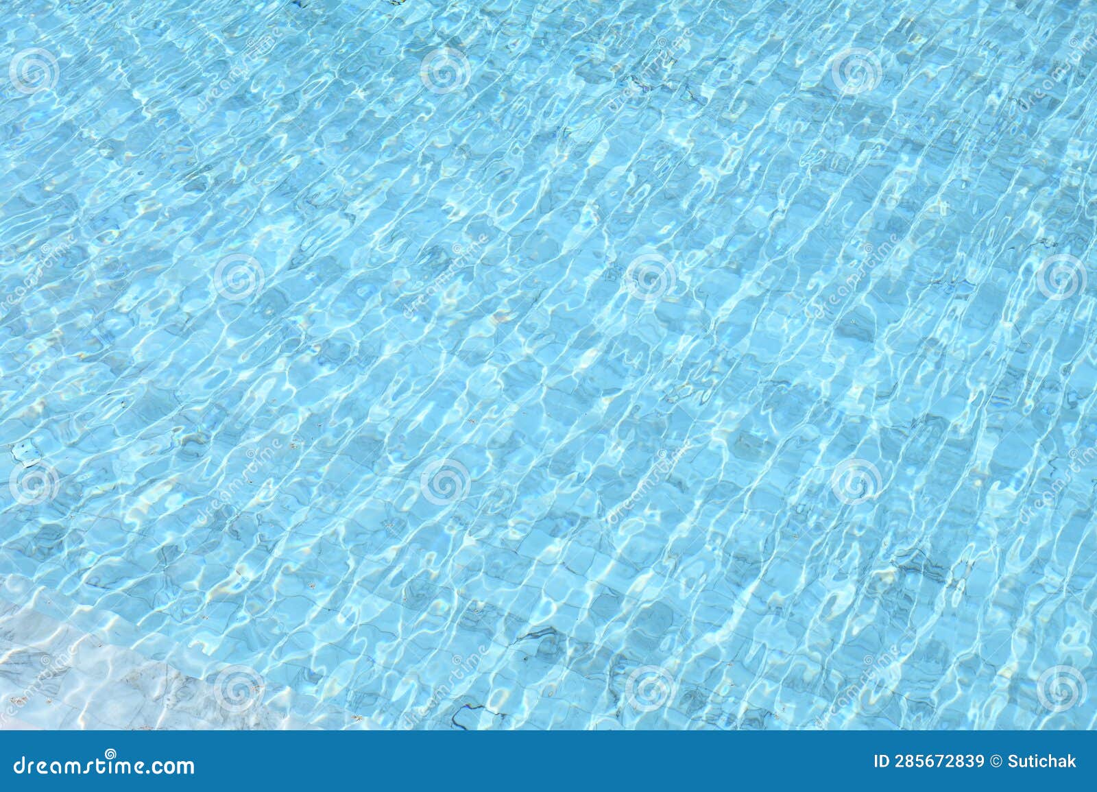 Water Surface of Blue Swimming Pool, Beautiful Pool Texture Background ...