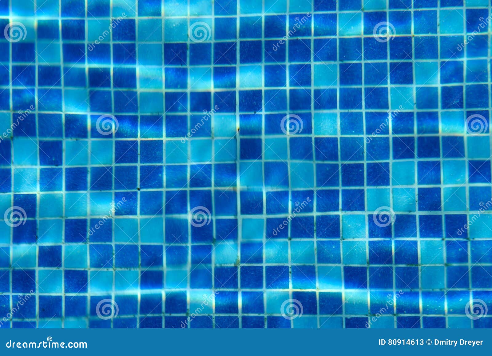 Blue Swimming Pool Tile Background Stock Image - Image of design, cool ...