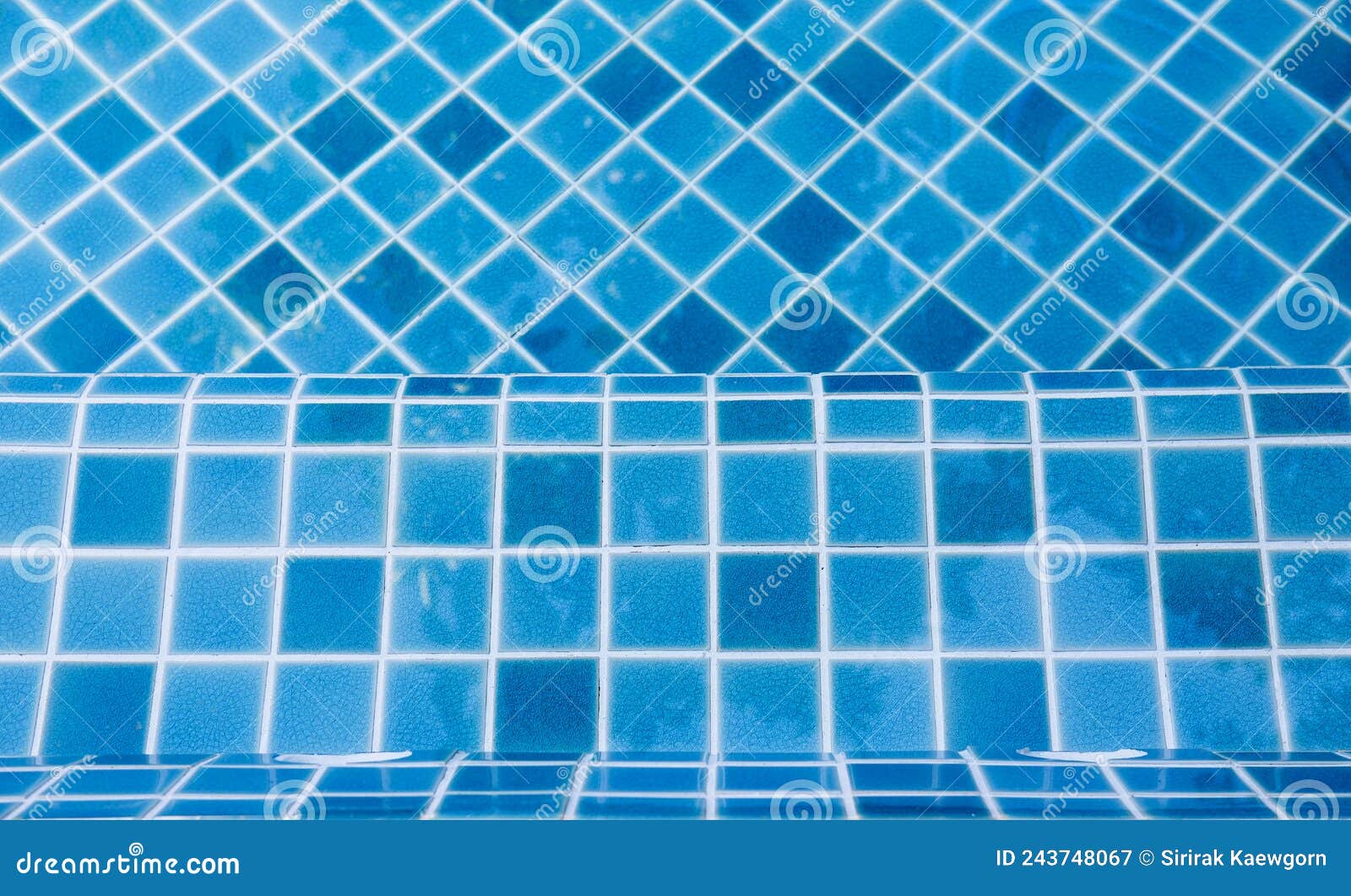 Blue Swimming Pool Tile Pattern, Pool Tile Design Stock Image - Image ...