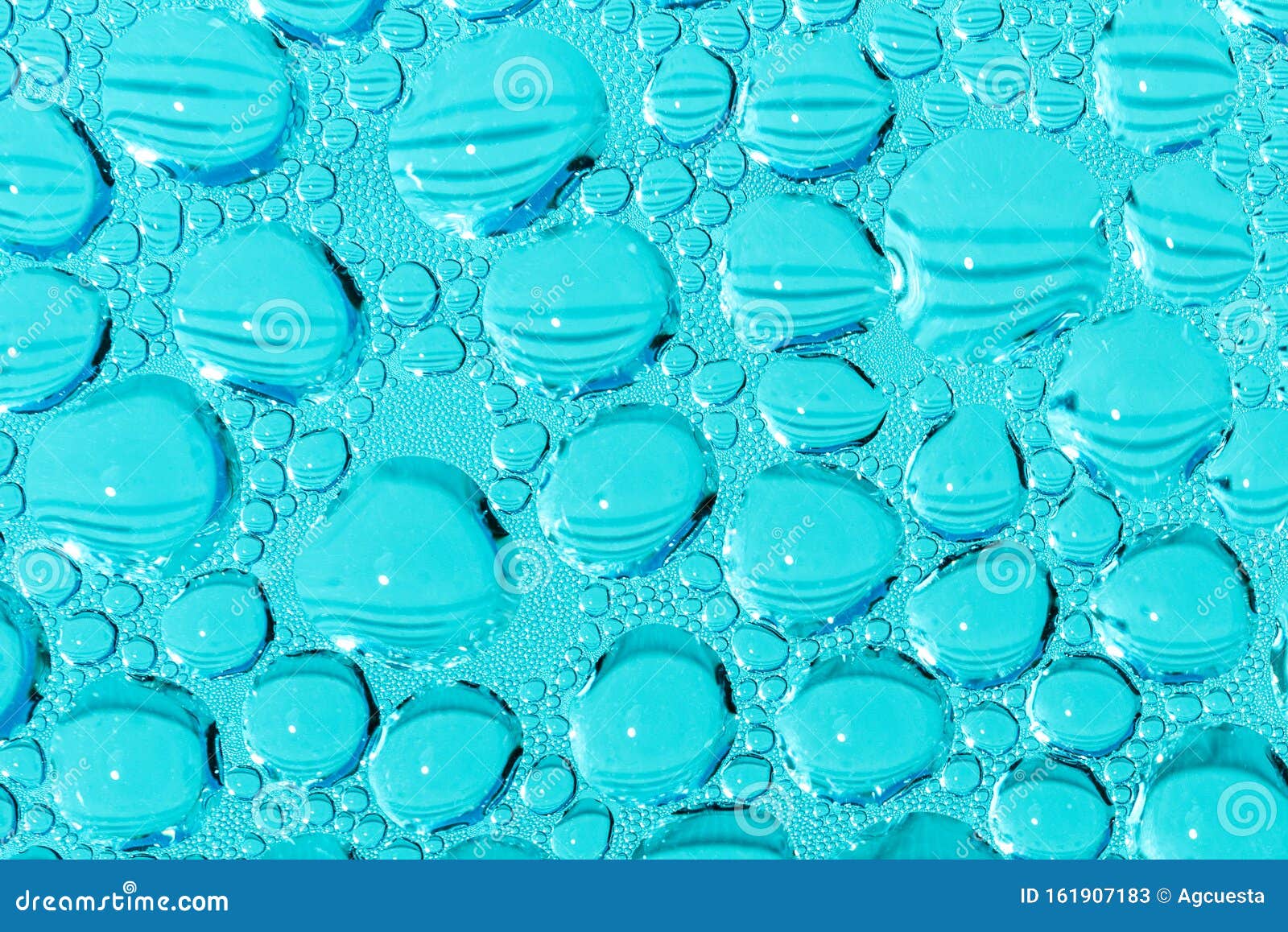 Blue Swimming Pool Water Drops and Bubbles Stock Image - Image of ...
