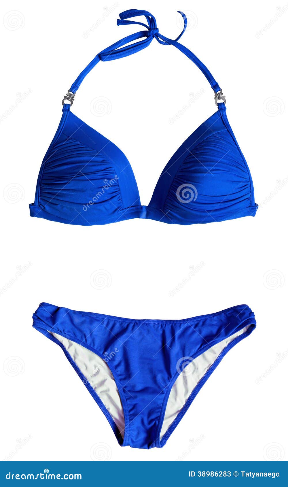 Blue swimsuit stock image. Image of isolated, season - 38986283