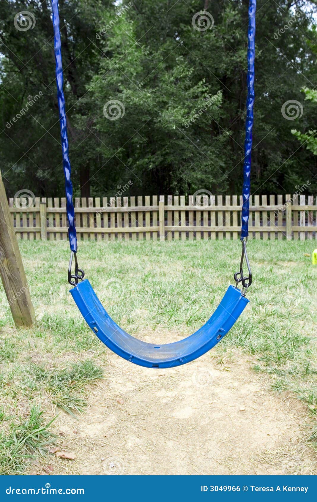 Blue Swing Royalty Free Stock Image - Image: 3049966