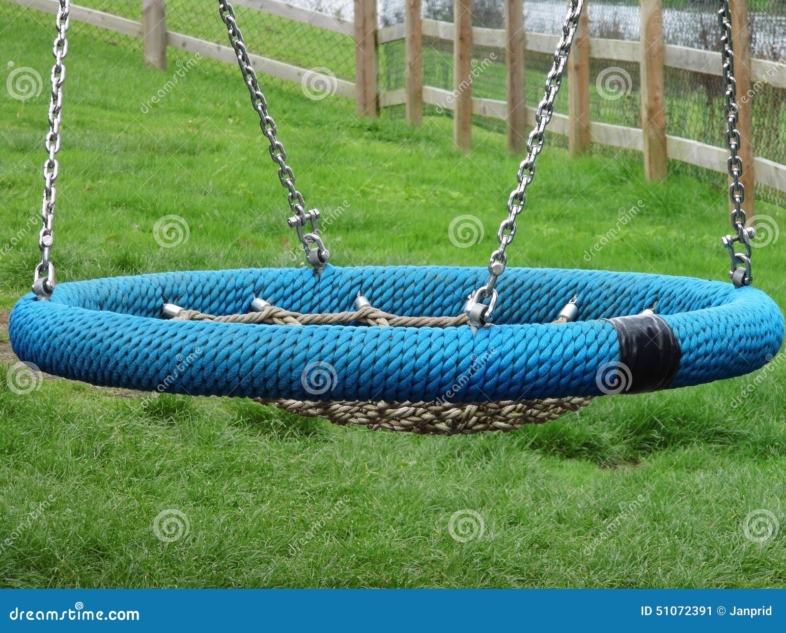 Blue swing stock image. Image of blue, close, chains - 51072391